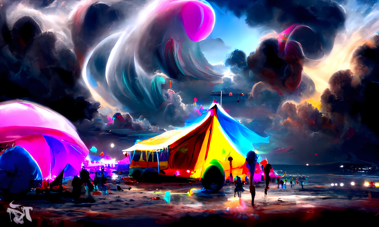 ArtStation - Neon Beach