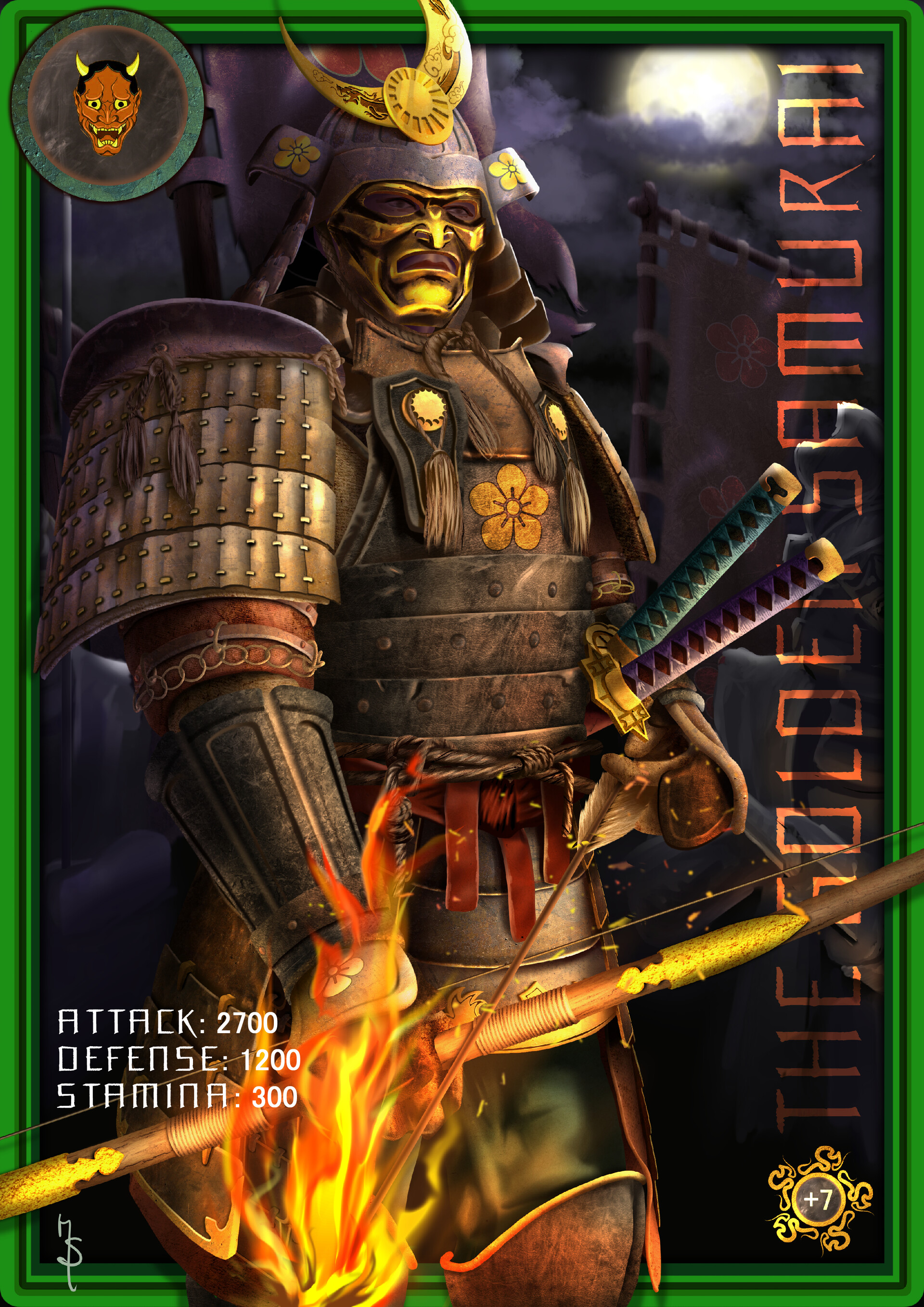 ArtStation - The Golden Samurai