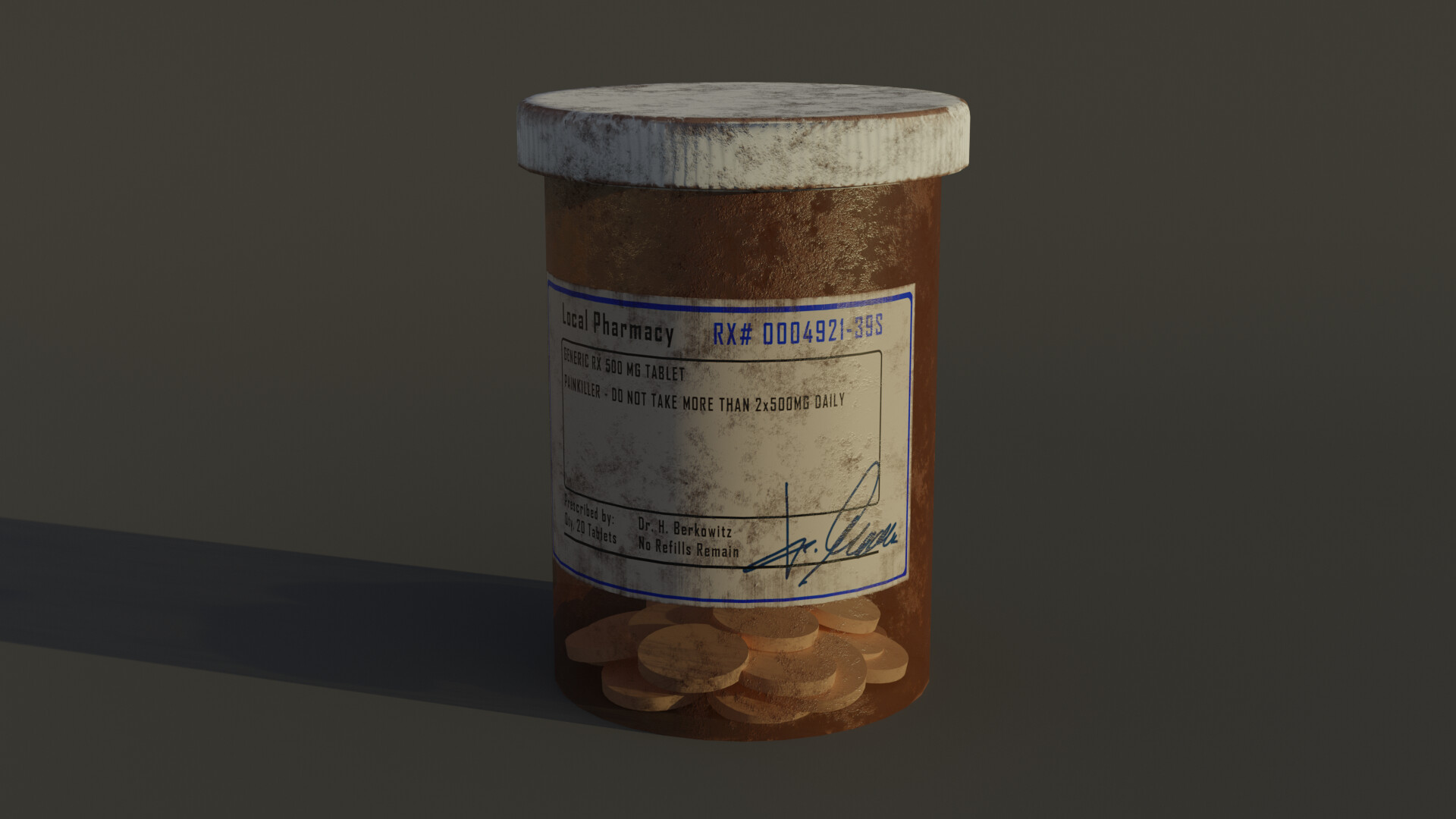 ArtStation - Medicine Bottle