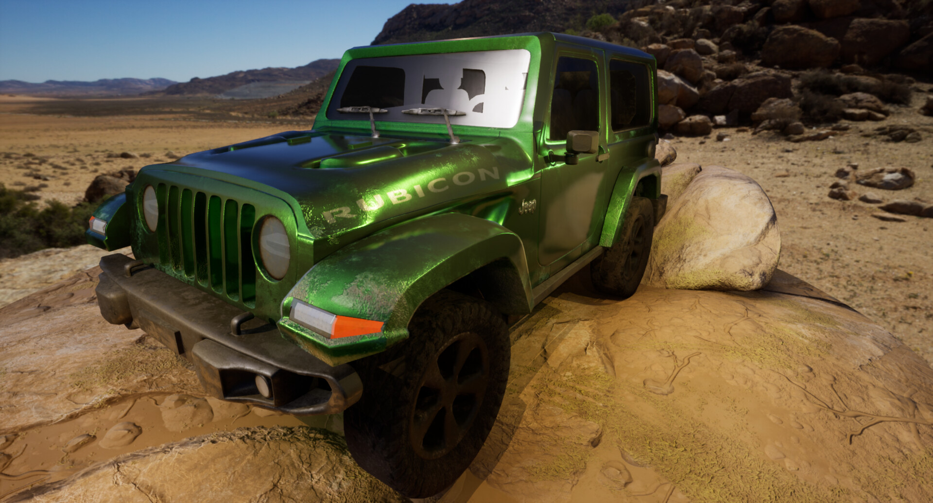 ArtStation - Jeep Wrangler Rubicon