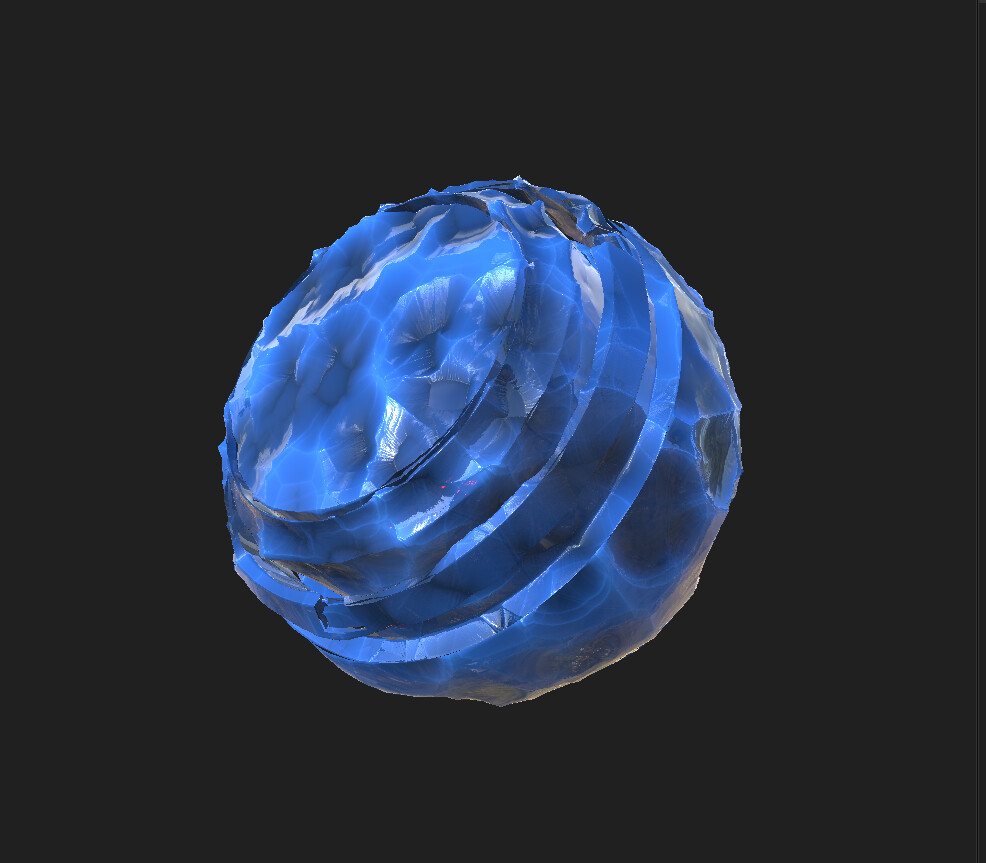 ArtStation - Blue Crystal Texture