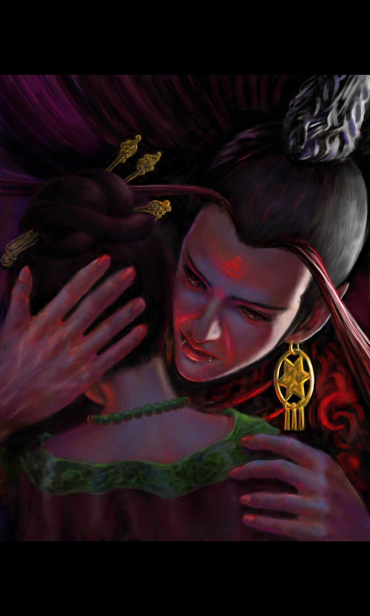 ArtStation - Asian vampire