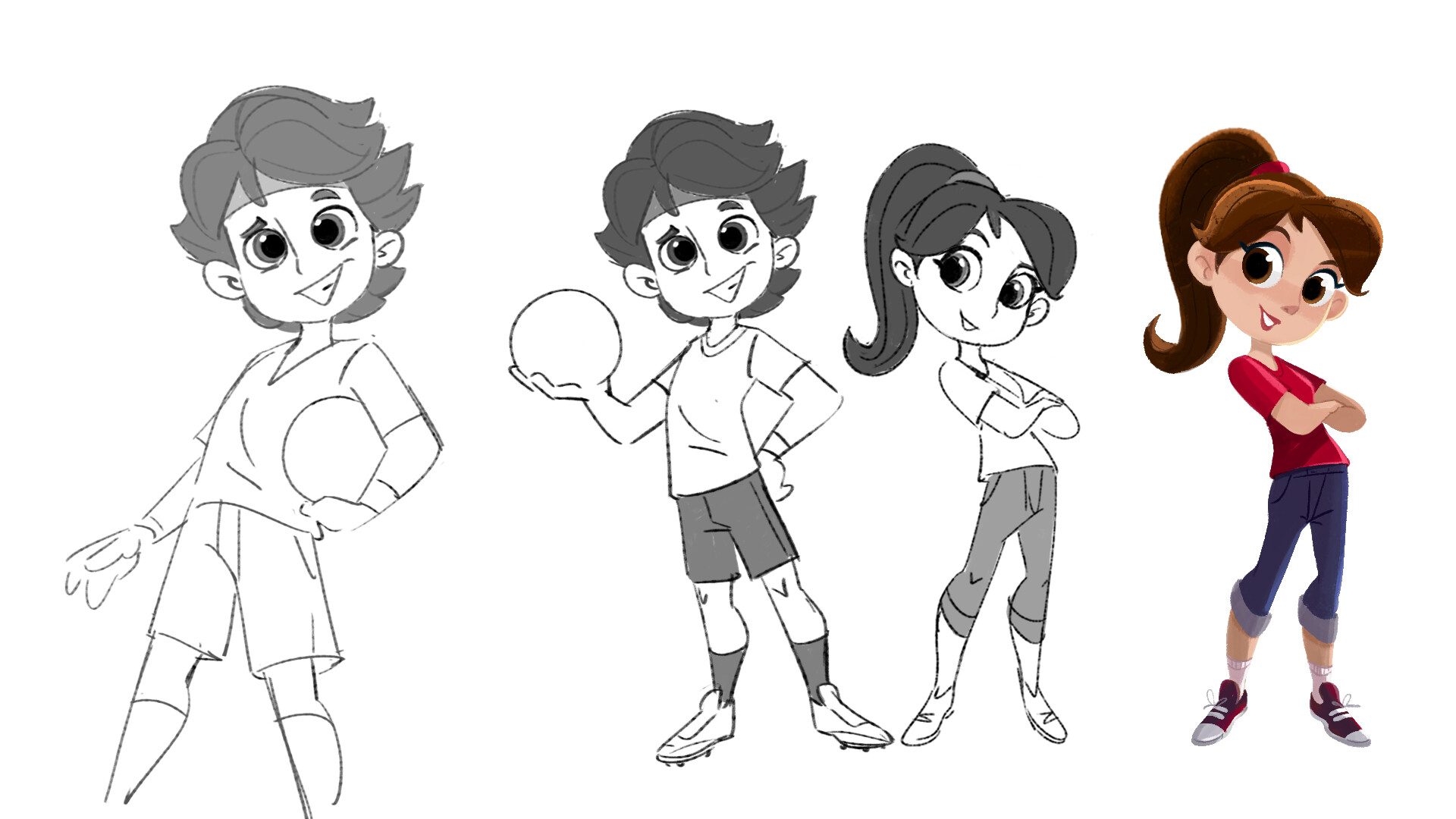 ArtStation - main kids characters for short video