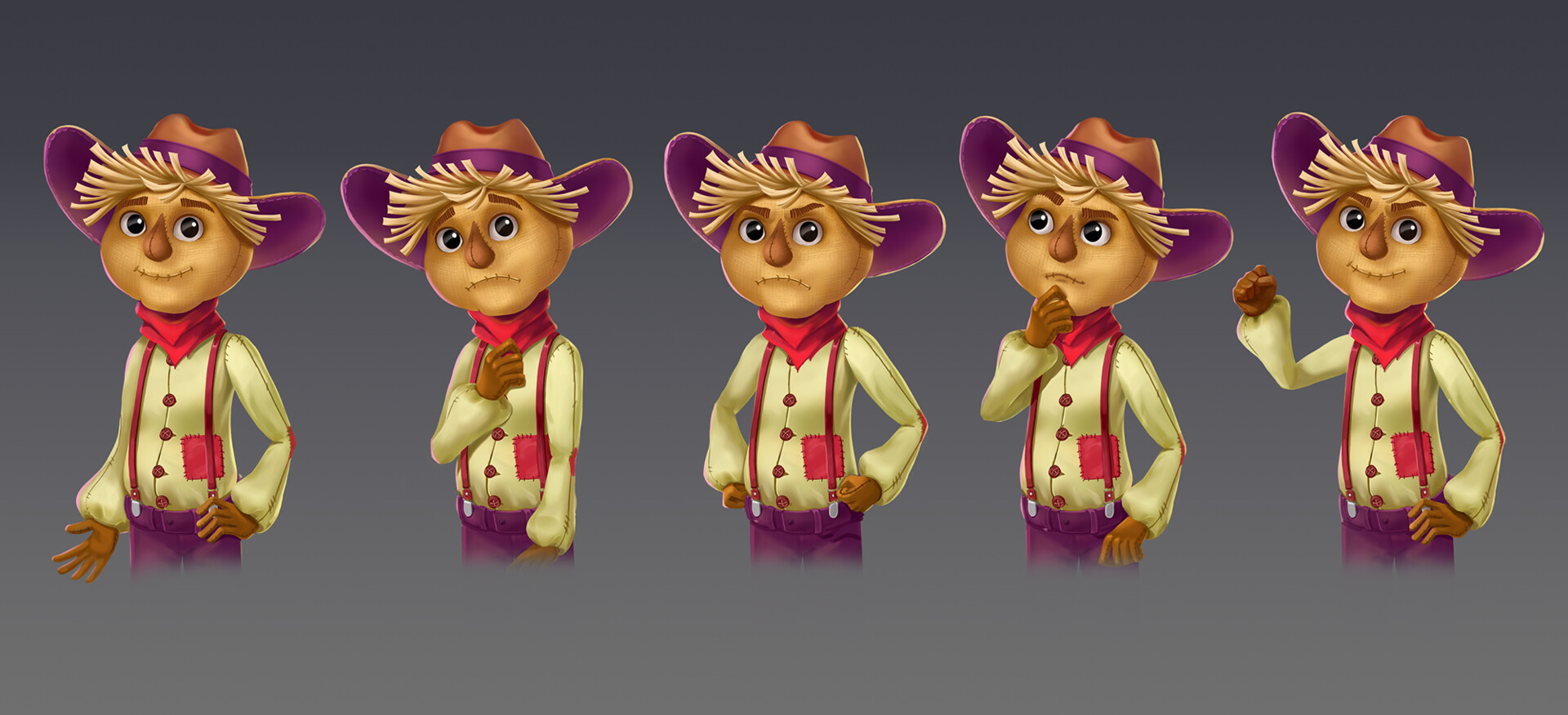 ArtStation - Character design - Scarecrow