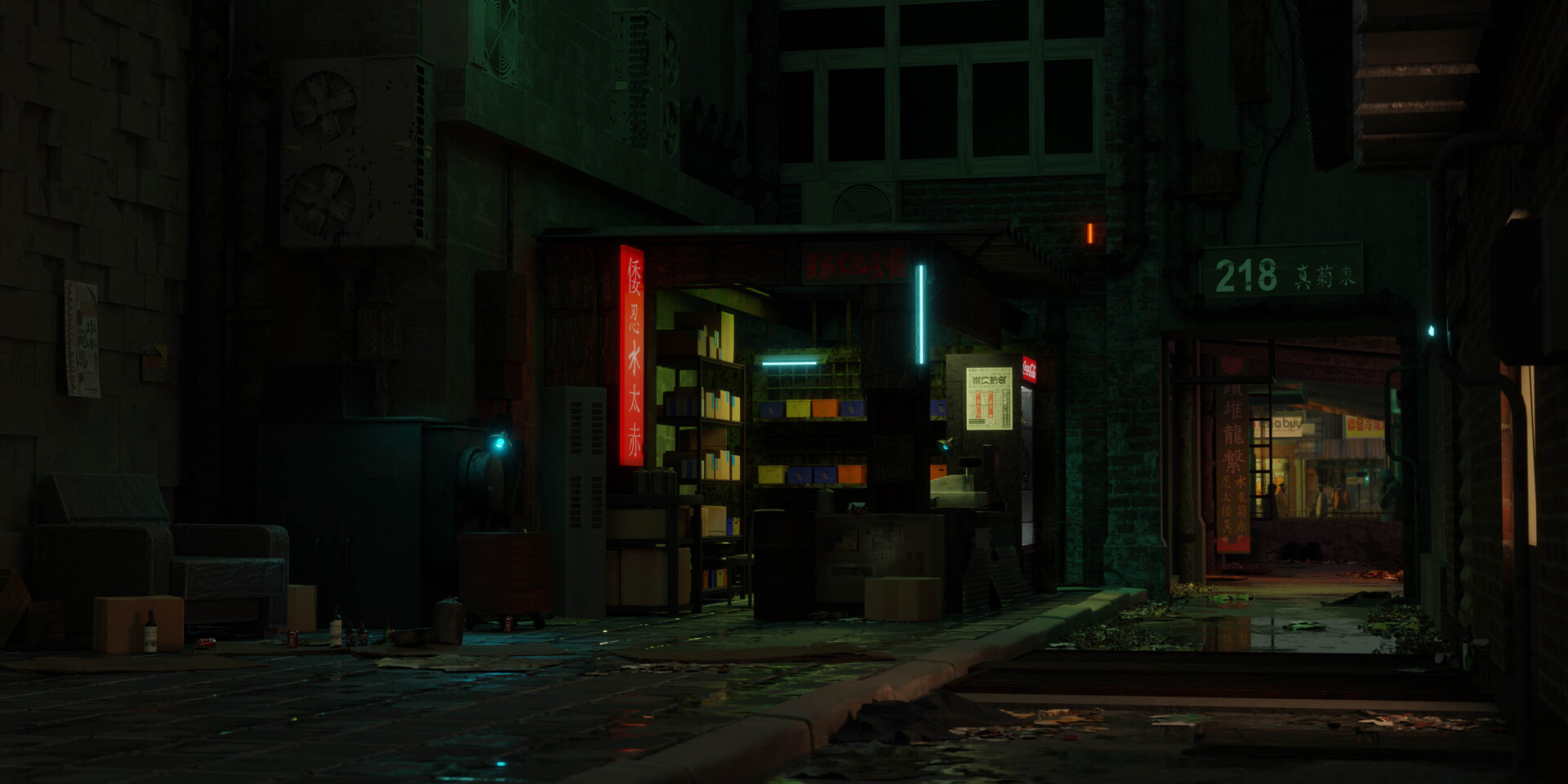 ArtStation - NIGHT STREET