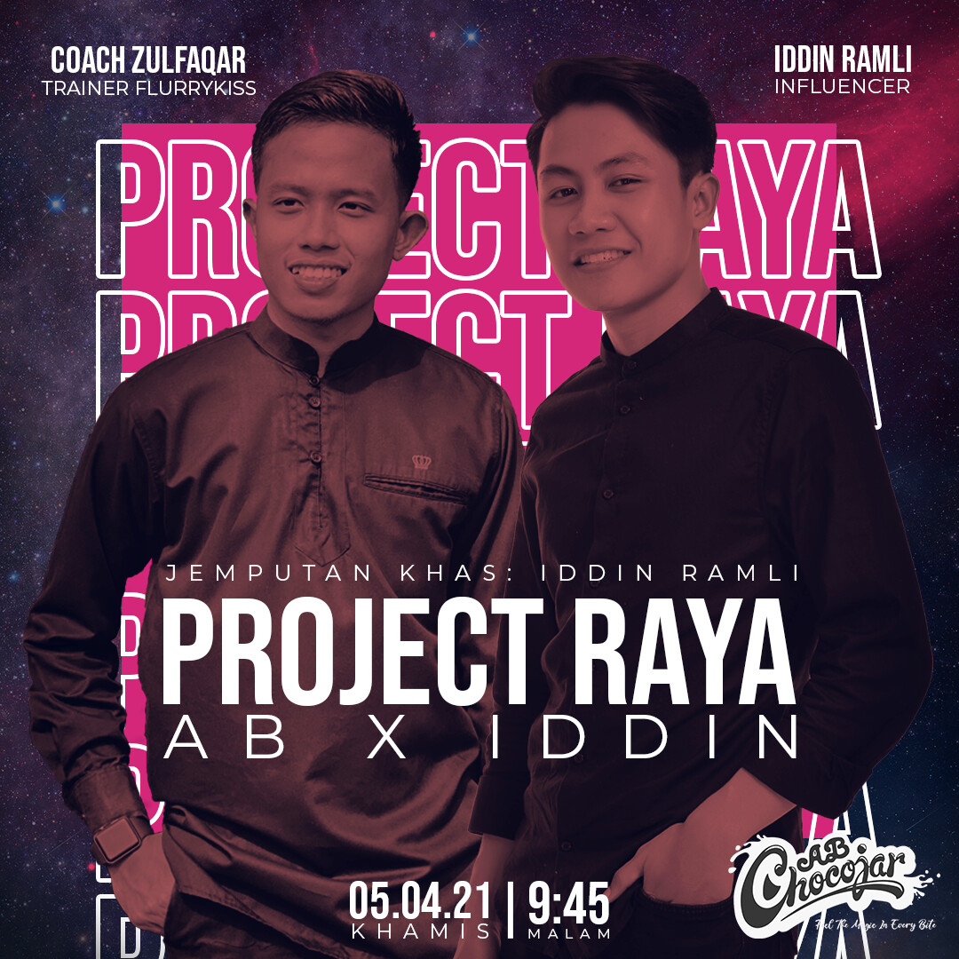 ArtStation - Event poster project - PROJECT RAYA AB X IDDIN