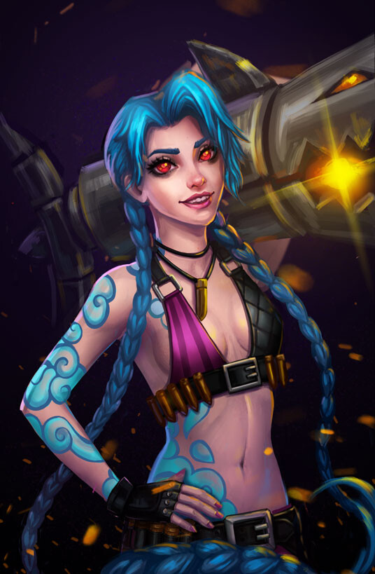 ArtStation - Jinx fan art