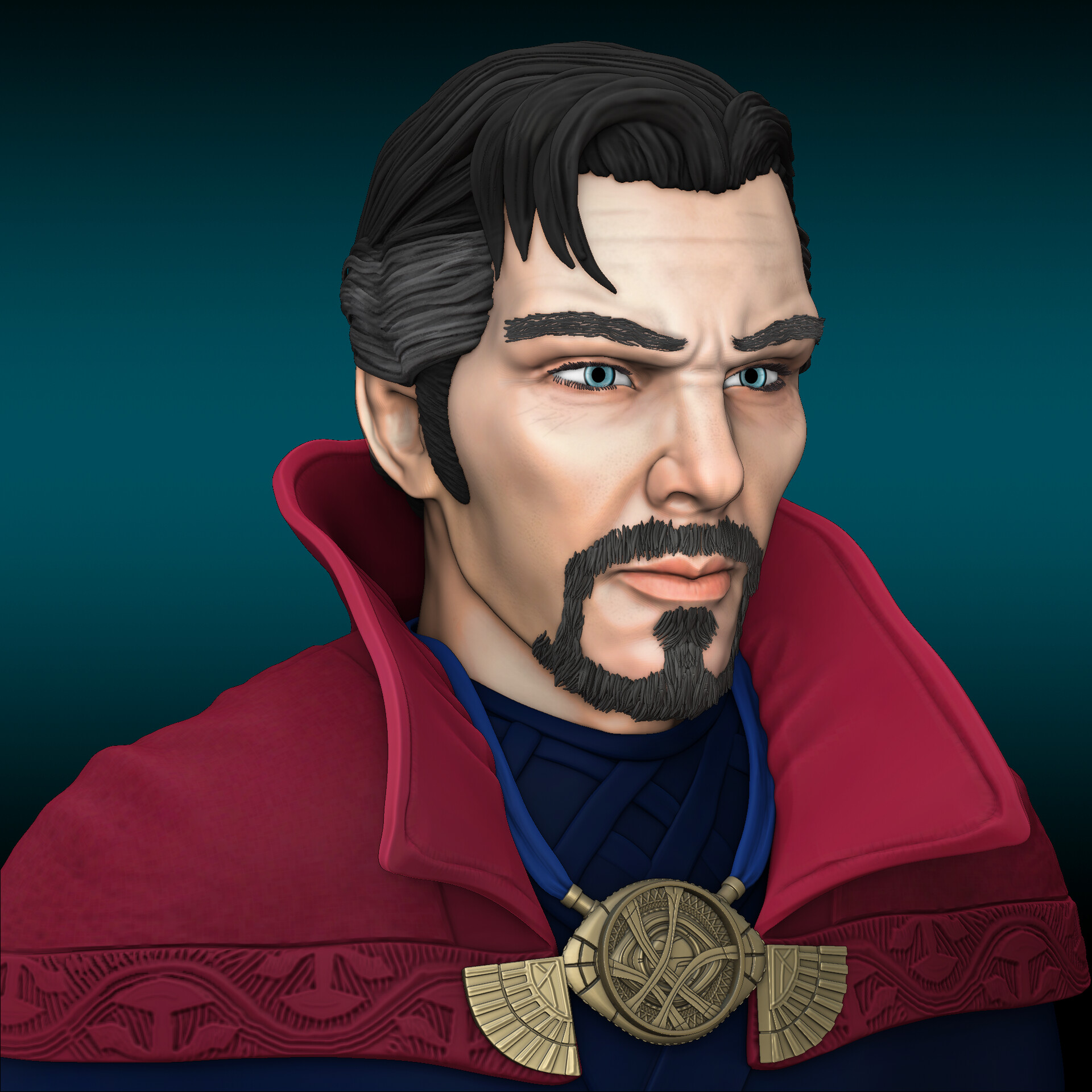 ArtStation - Doctor Strange Bust
