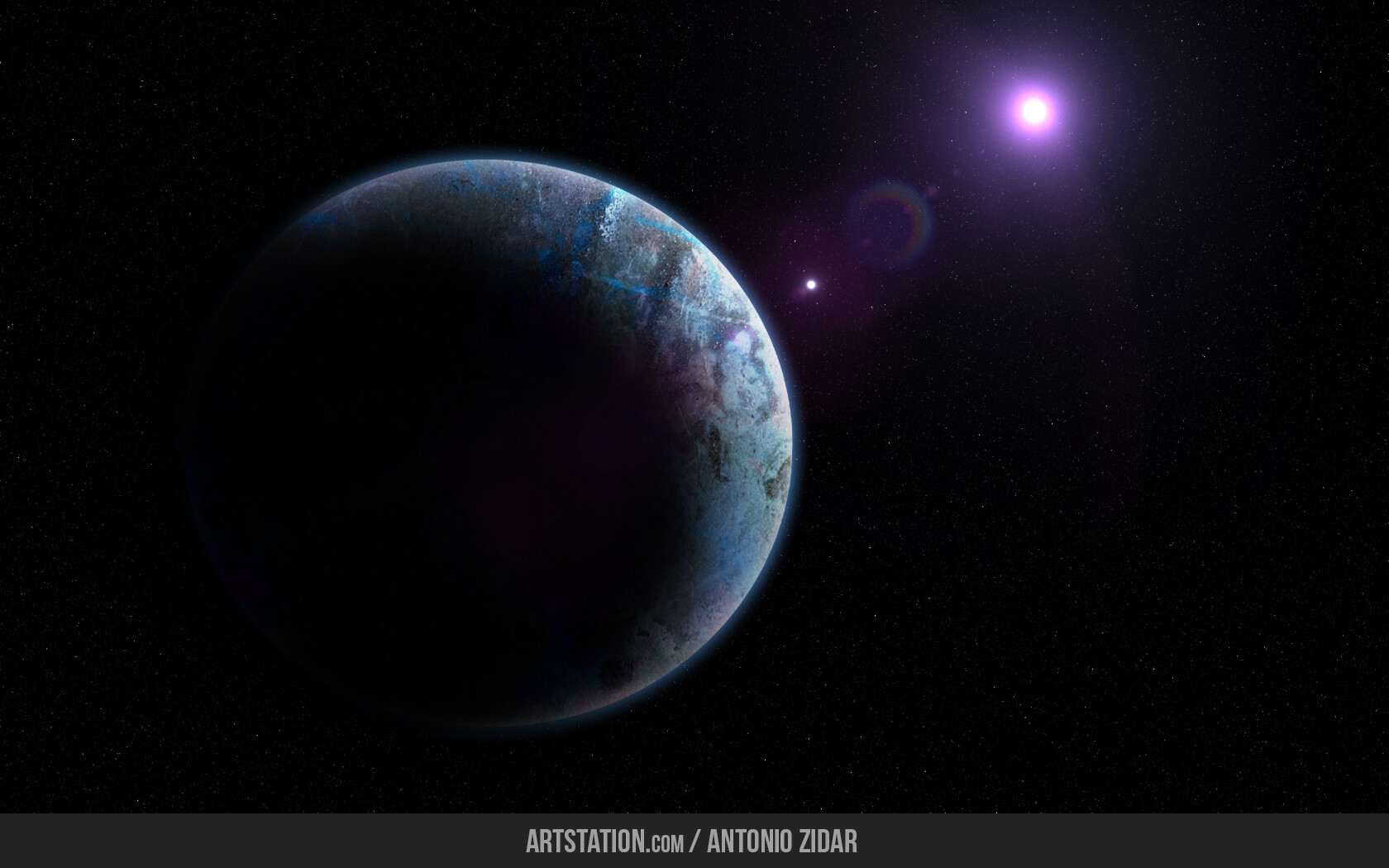 ArtStation - Minimal Planet Art