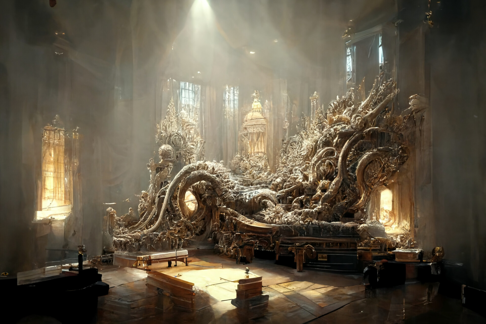 ArtStation - Kraken at the Iron Throne