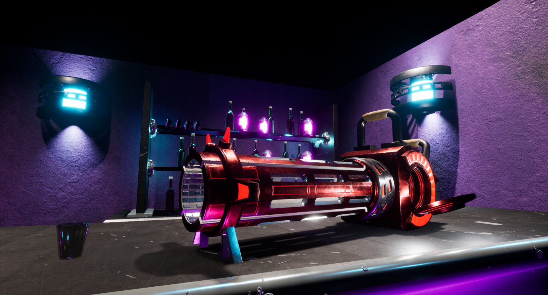 ArtStation - Sci-Fi Bar and Weapons