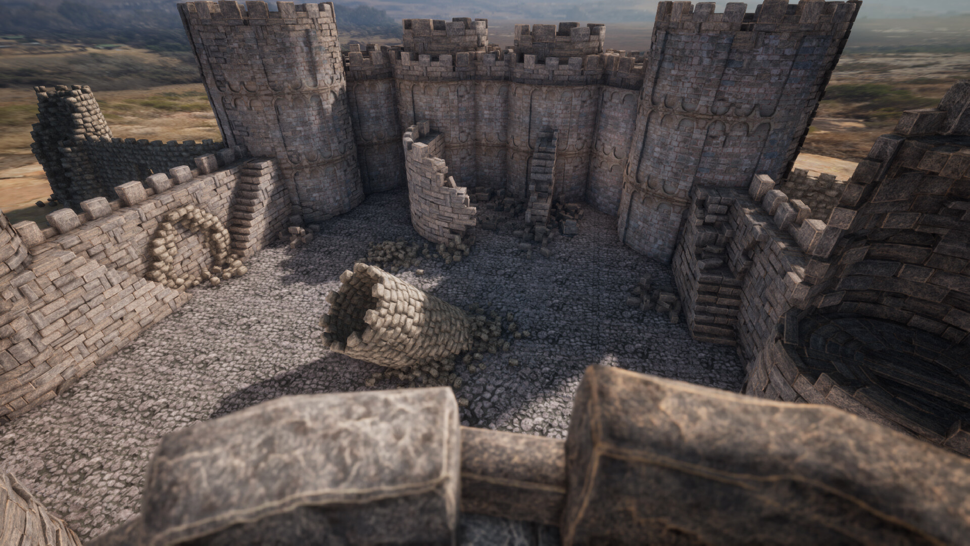 PackDev - Ultimate Medieval Castle / Walls & Towers / 40+ Assets