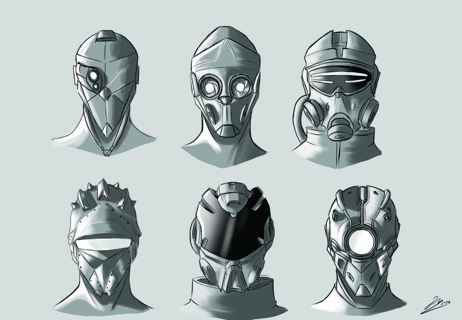 ArtStation - helmet concepts