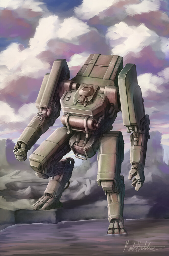 ArtStation - Old Mech