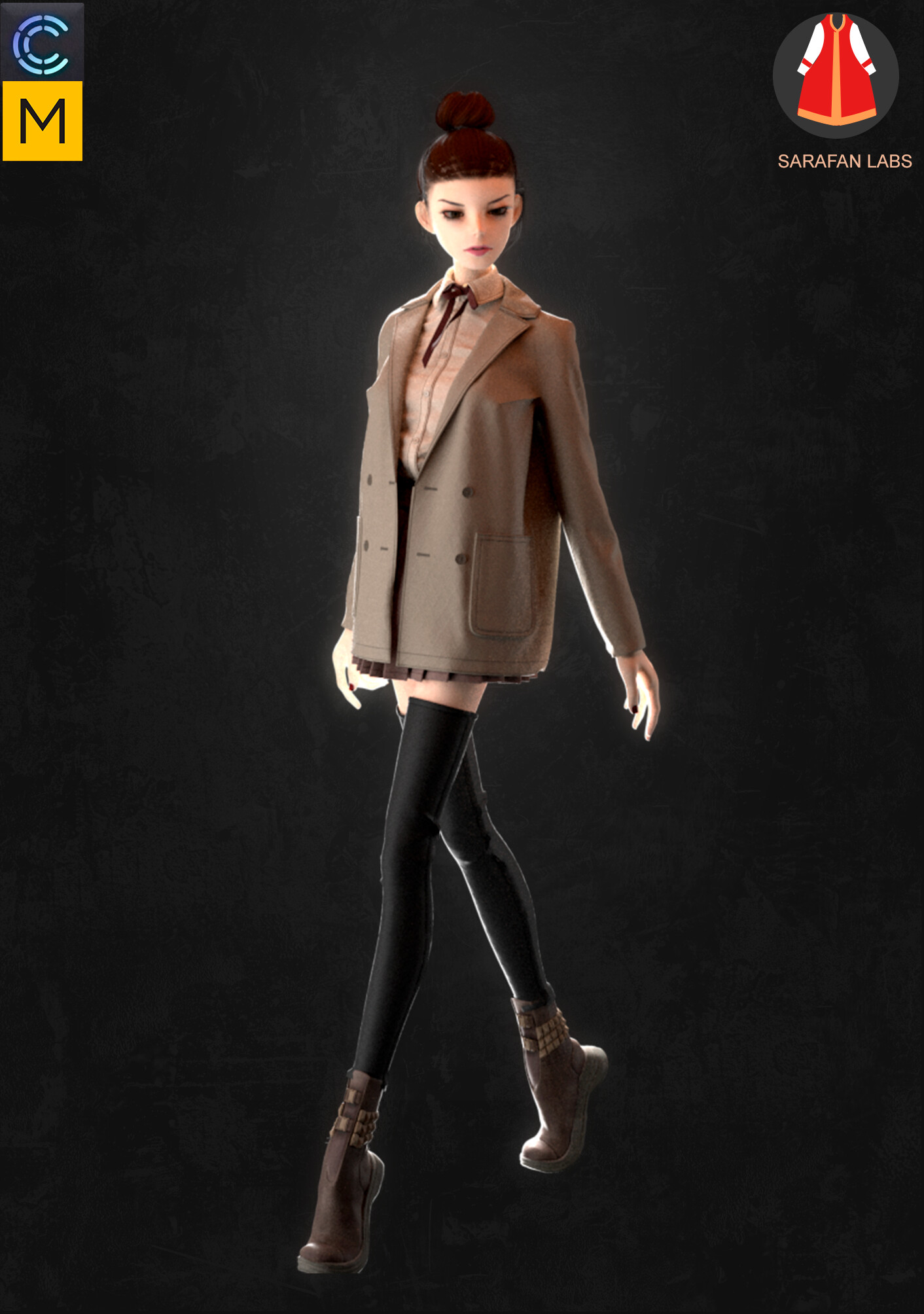 ArtStation - Women`s uniform