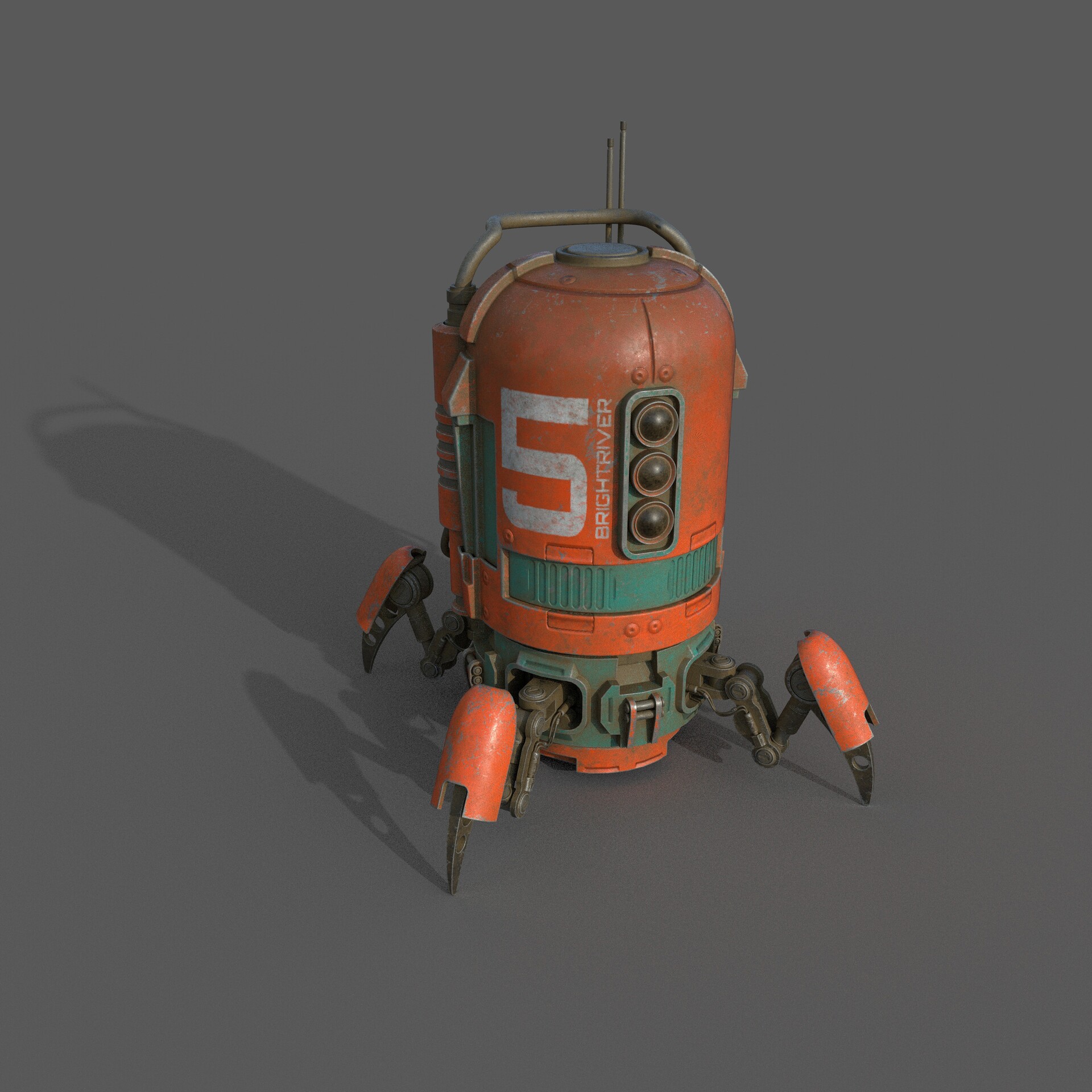 ArtStation - Spider Bot Texture
