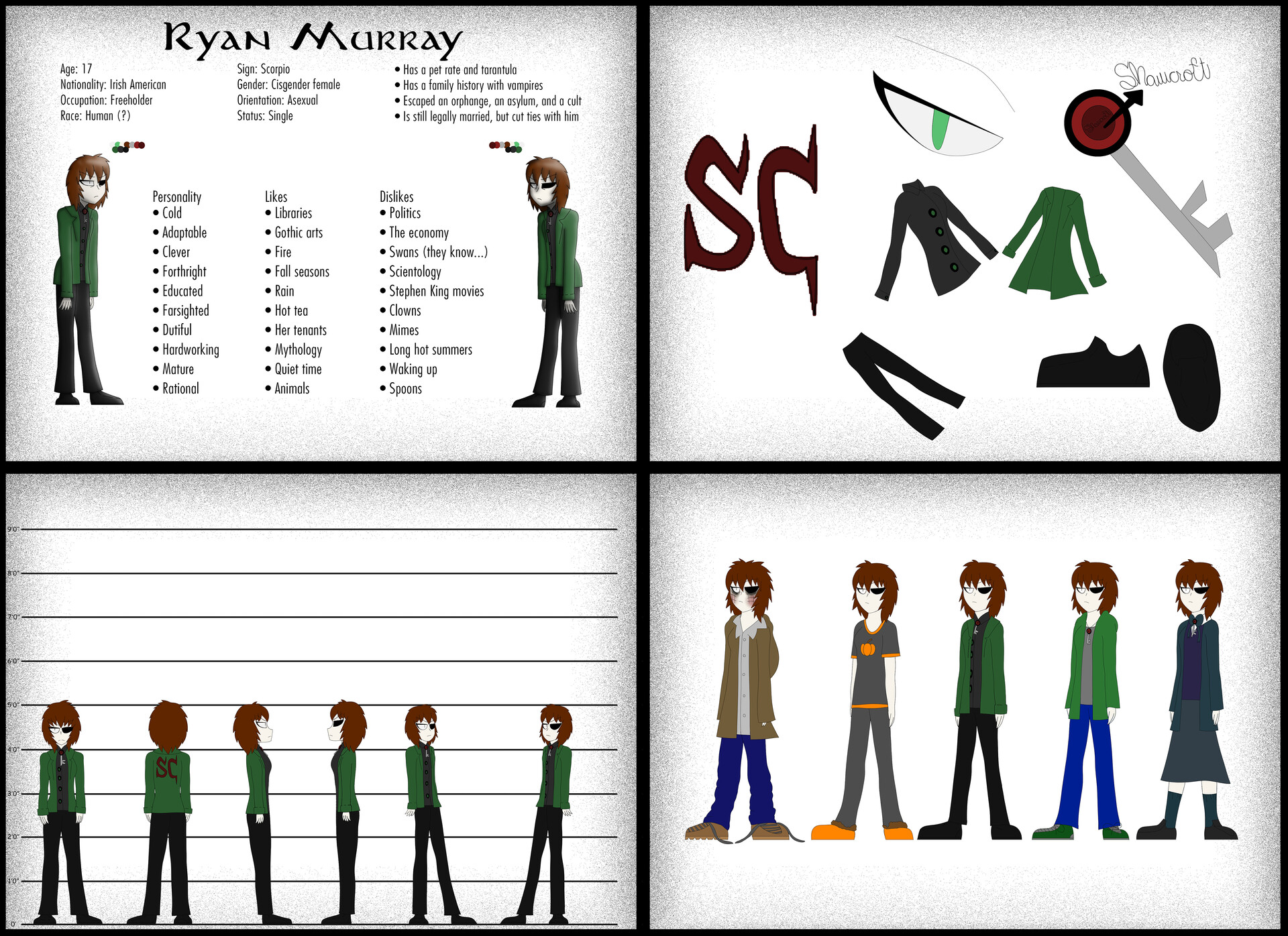 ArtStation - Ryan Murray- Character Sheet