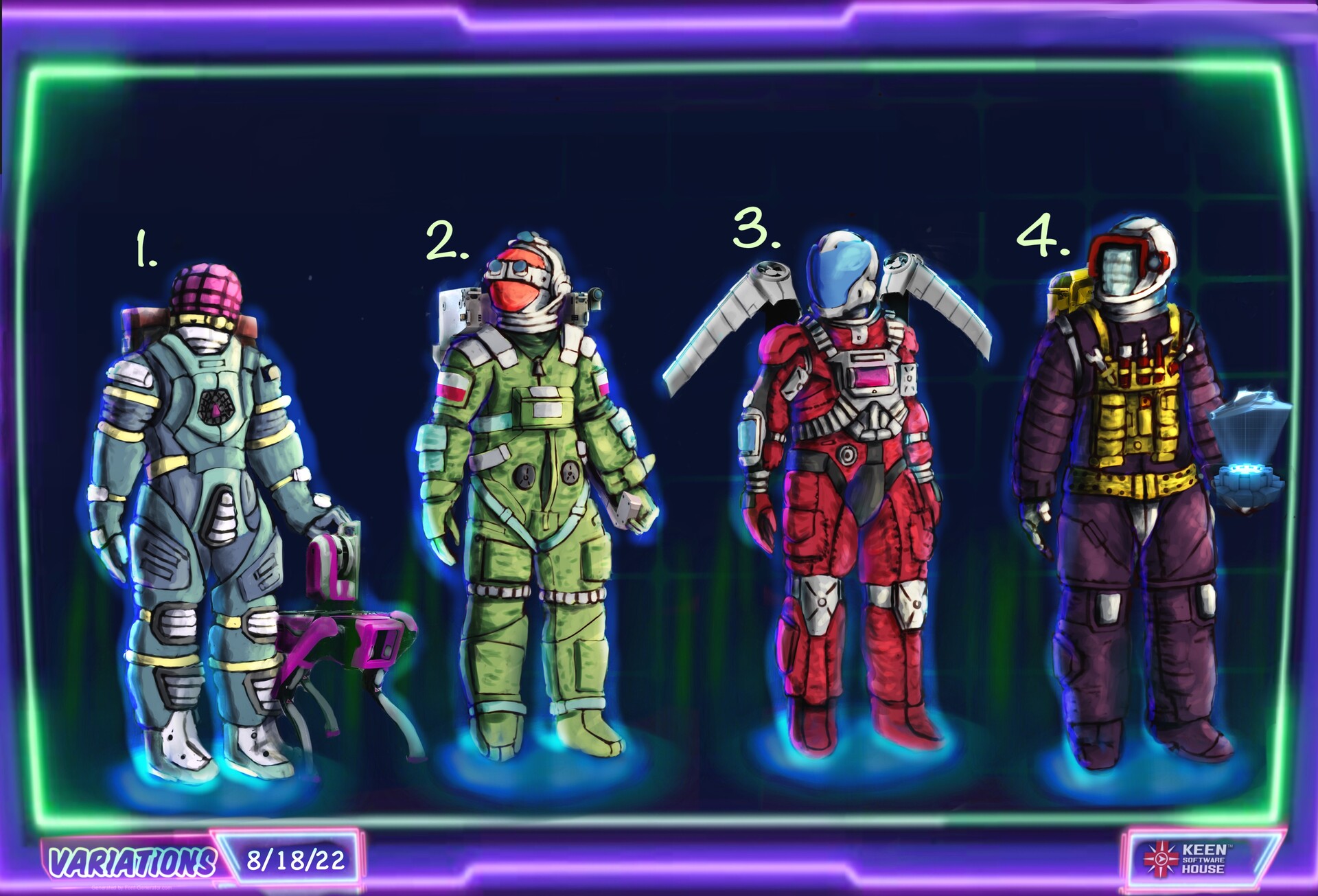 ArtStation - Space Engineer Variations