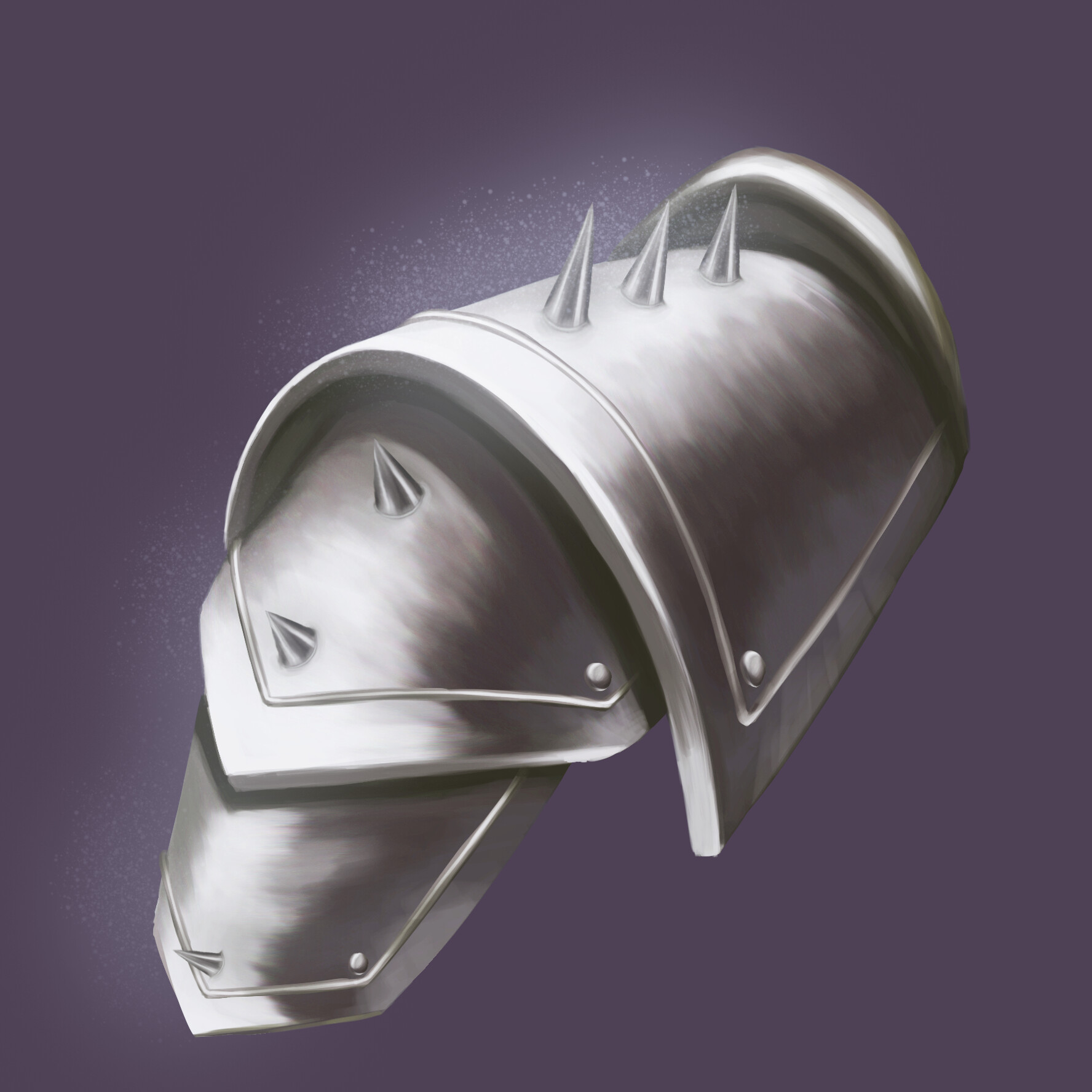 ArtStation - Iron pauldron