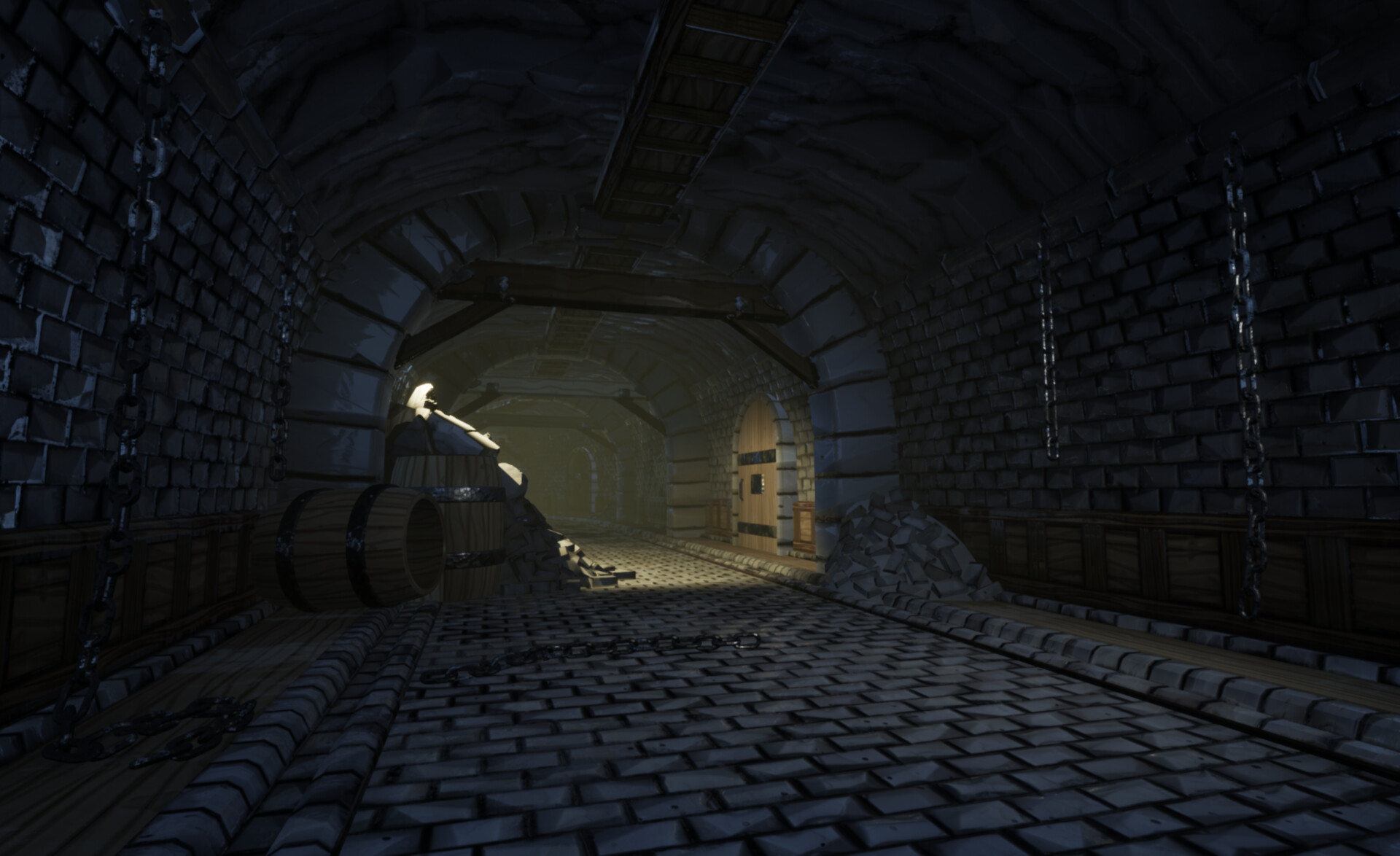 ArtStation - Trim Sheet Dungeon Hallway