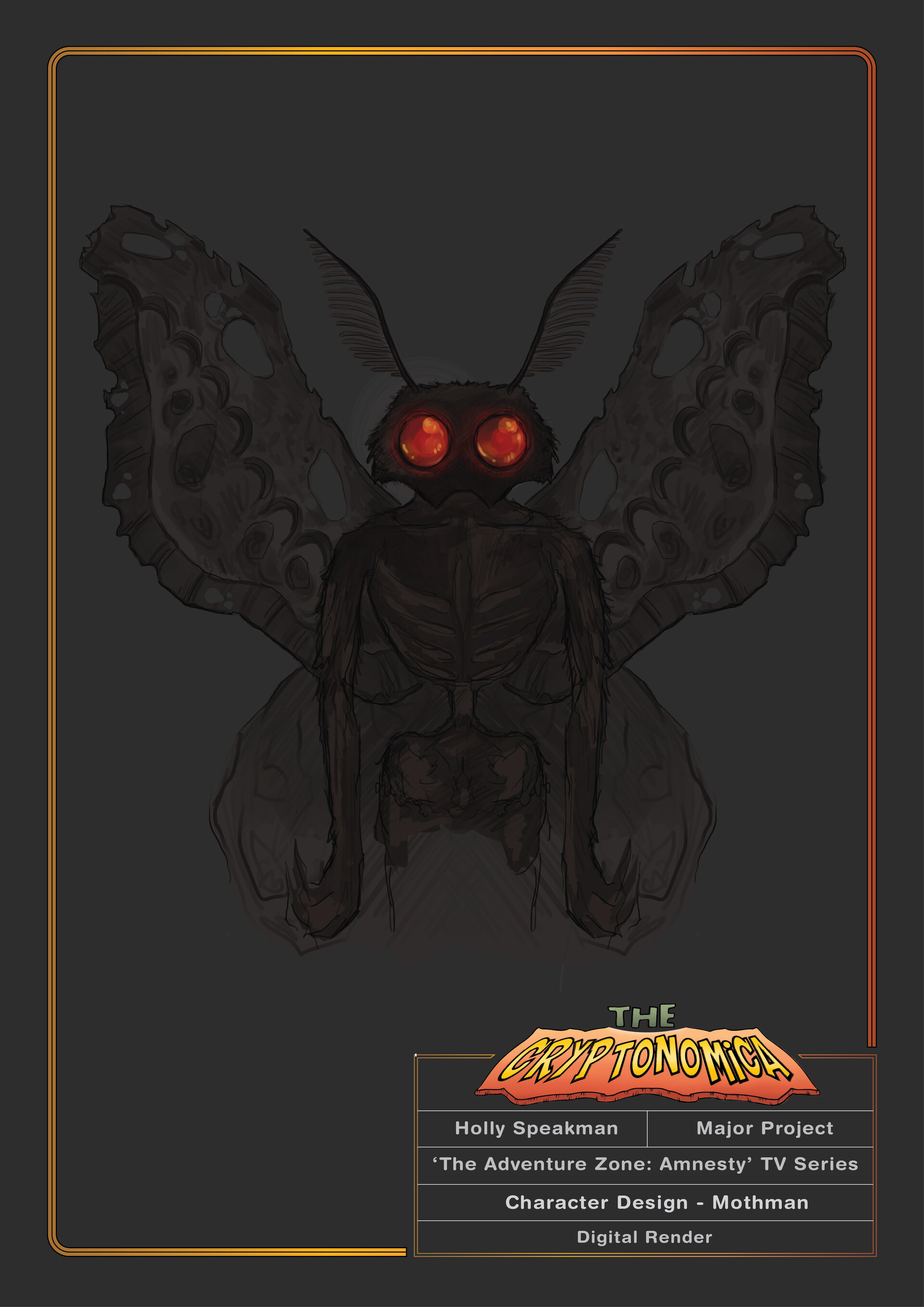 ArtStation - Mothman Character Design
