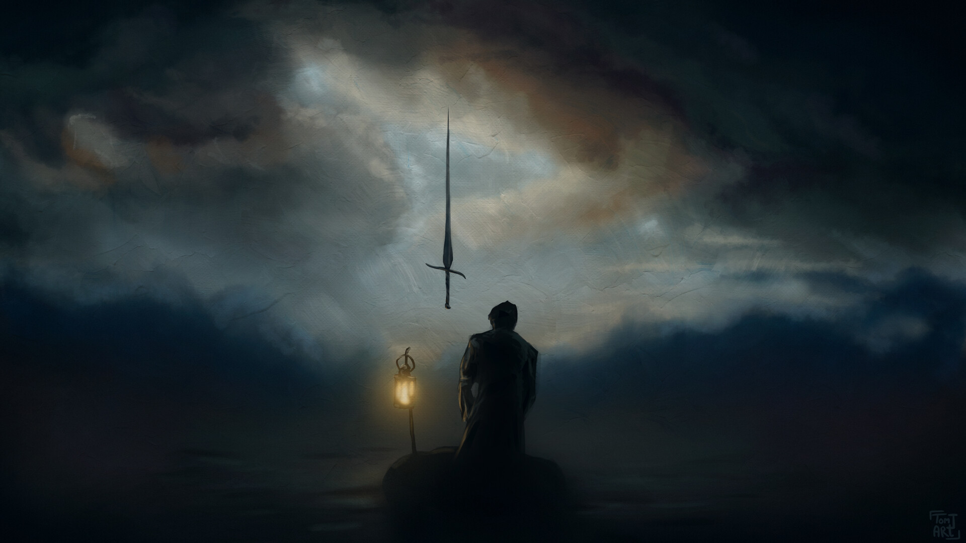 ArtStation - Painting study of Jon Bellion "Stupid Deep" music video