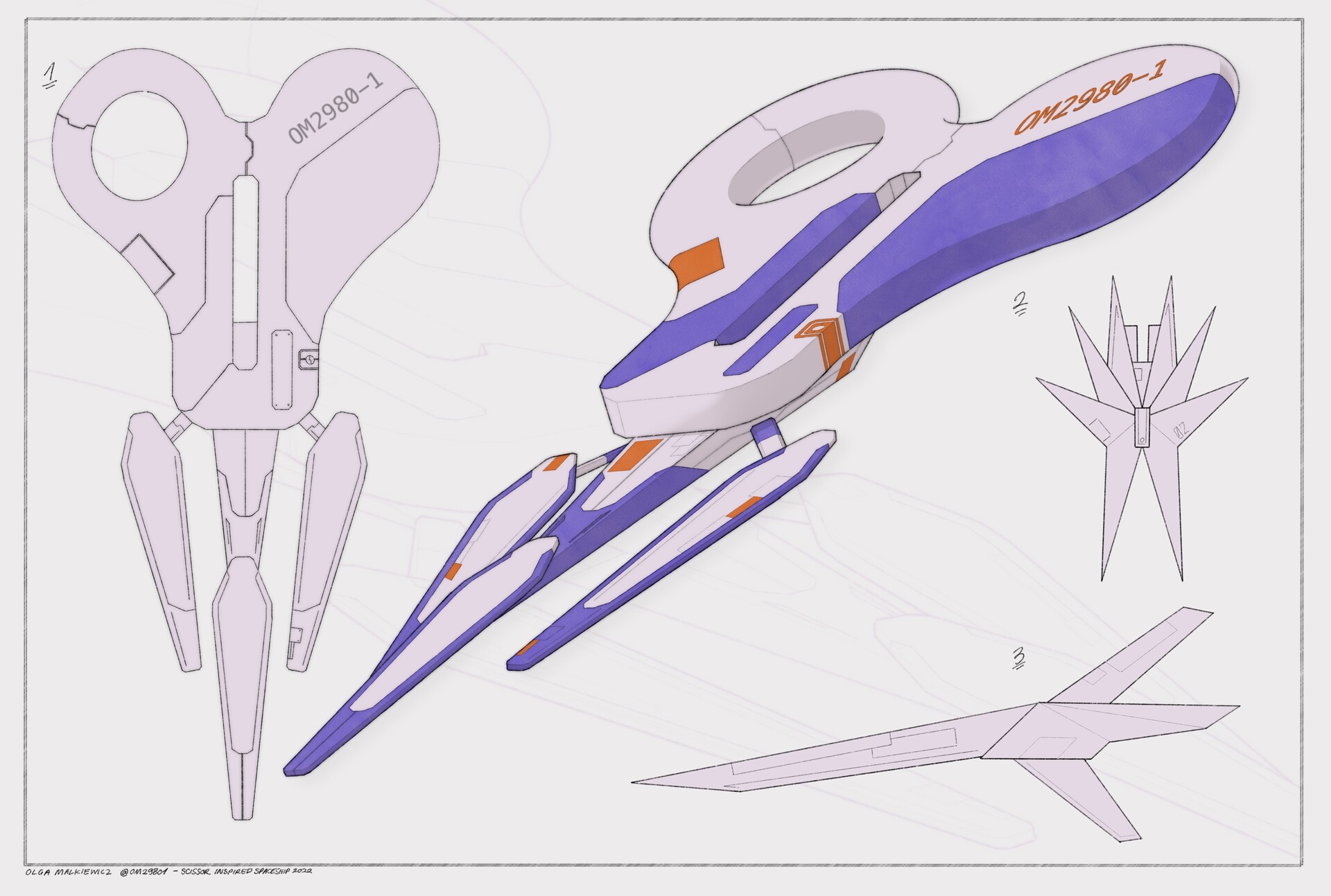ArtStation - Scissor Spaceships