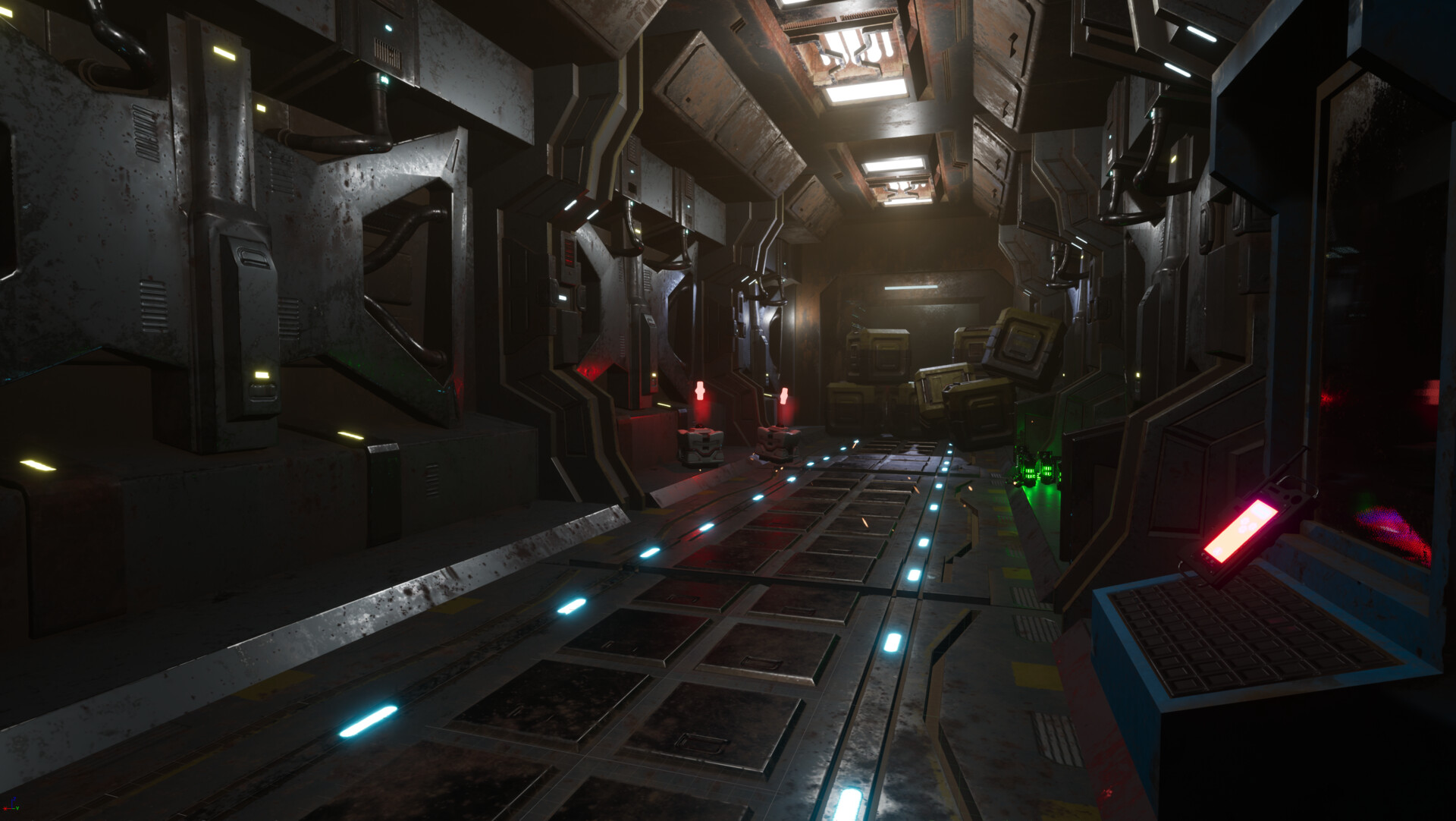 ArtStation - Abandoned Sci-Fi Scene