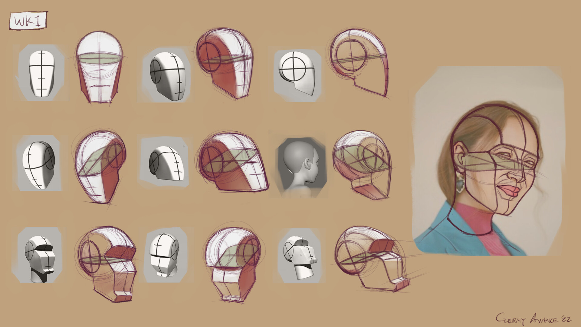 Czerny Avance - Character Design Exercises (2022)