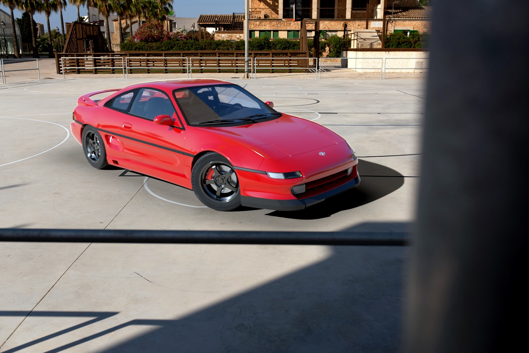 ArtStation - Toyota MR2 SW20 Rev. 2 (Free 3D Model)