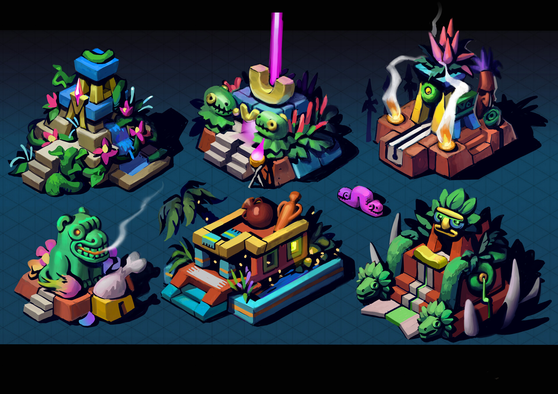 ArtStation - Fantastic Mayan Concepts