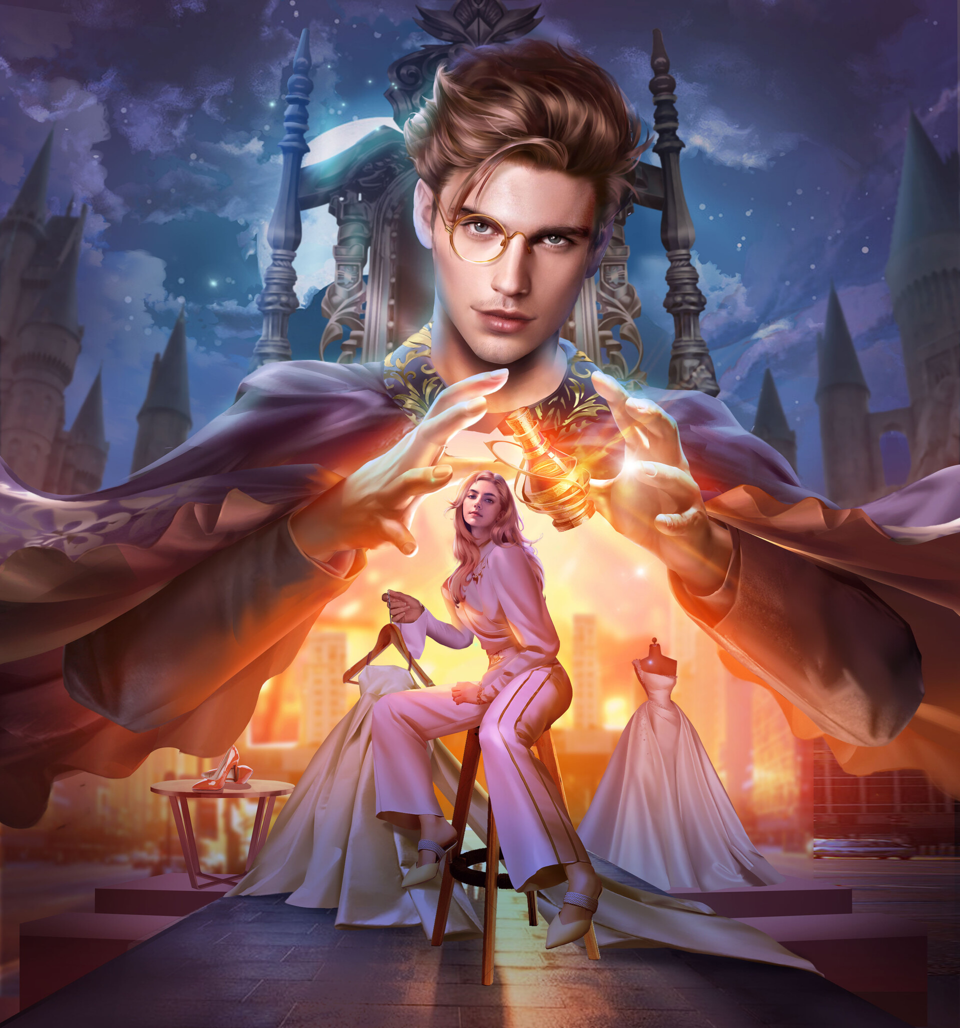 ArtStation - romance fate cover