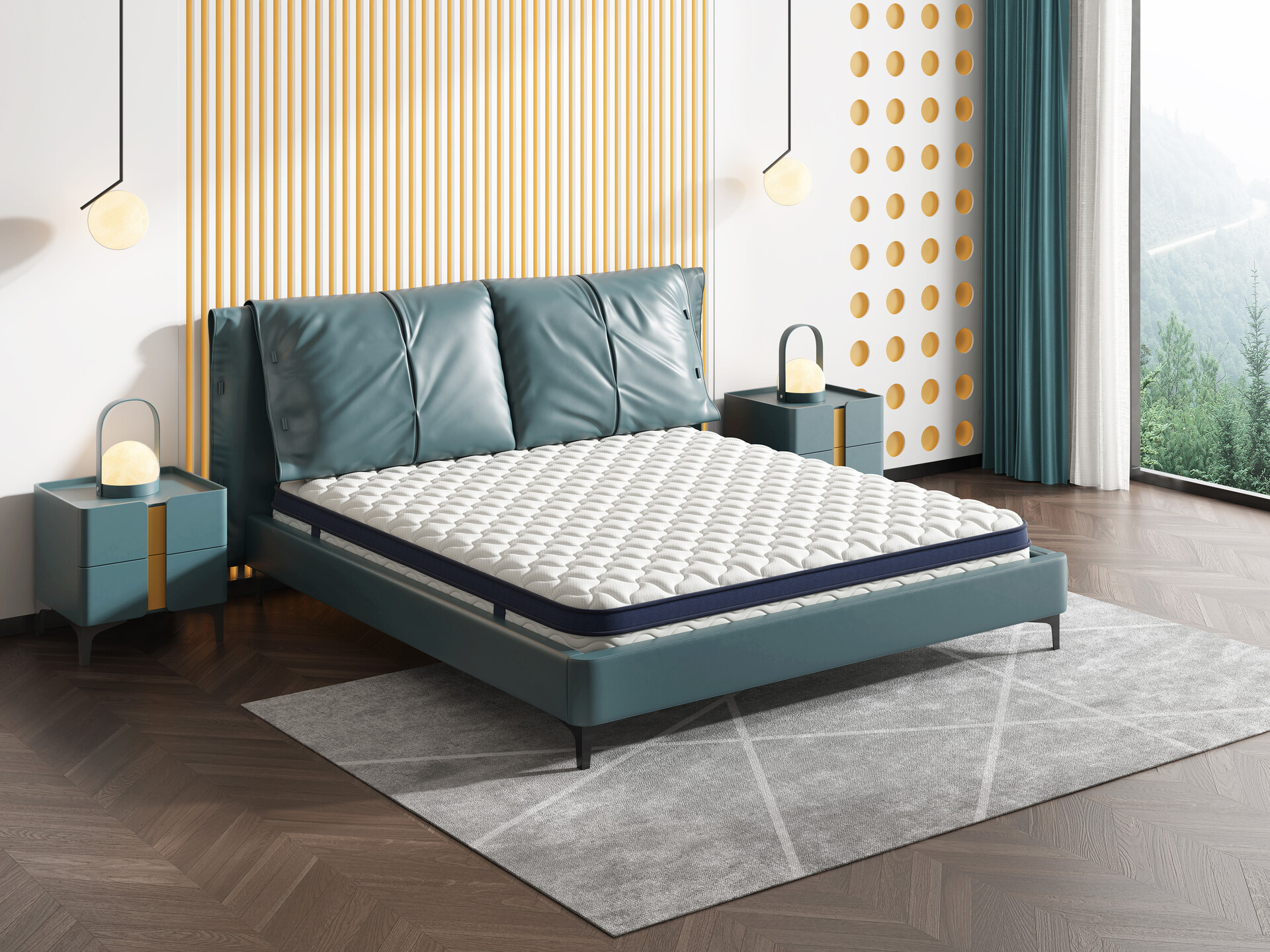 ArtStation - №150 Leather Bed Modeling Rendering Tutorial