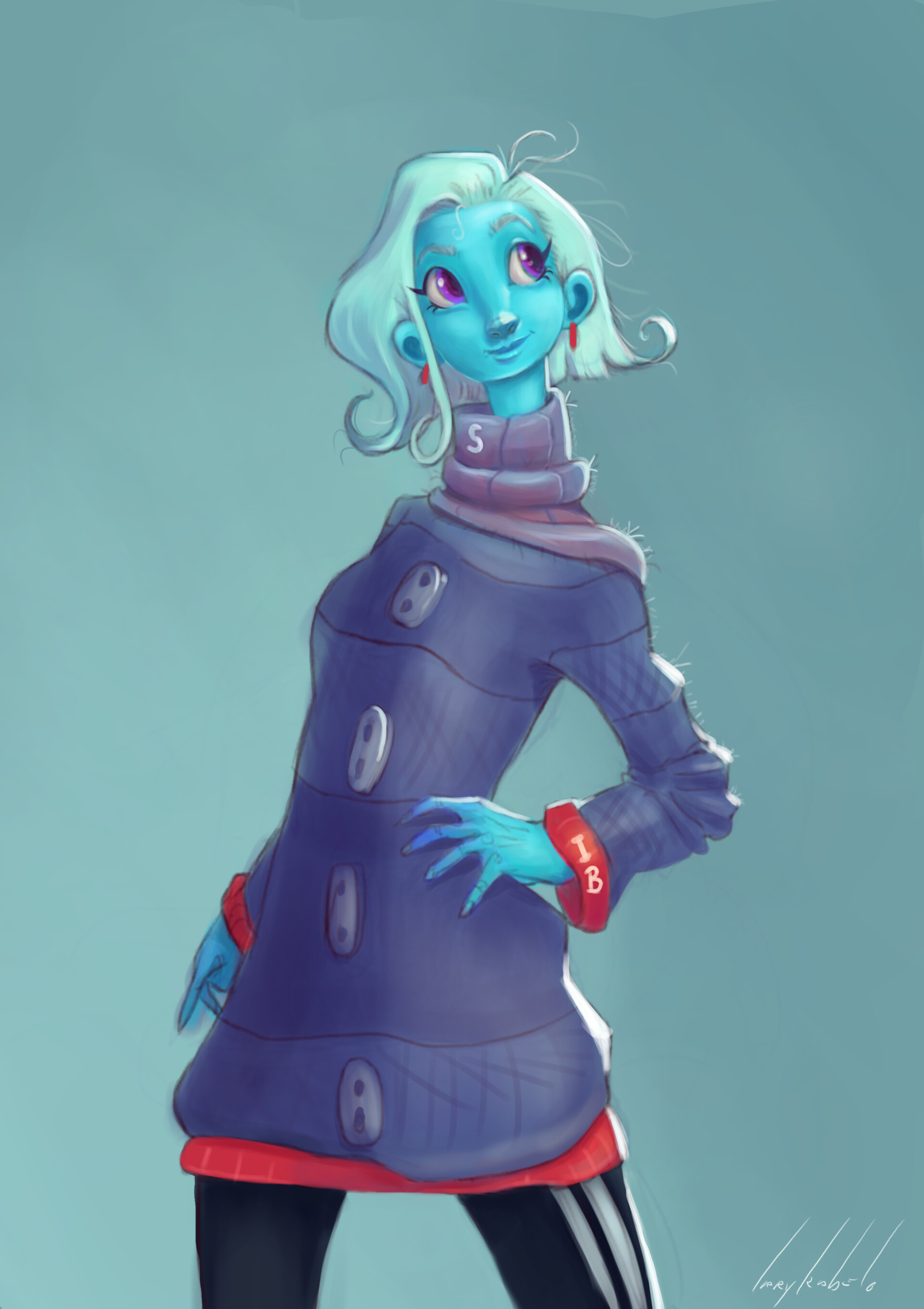 ArtStation - Girl Ice