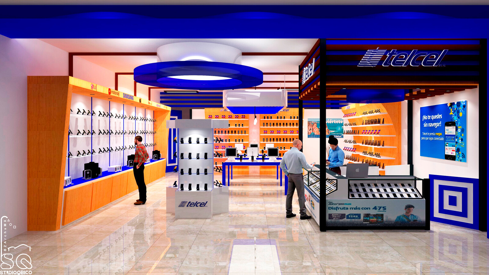 studioqbicomx - Tienda Telcel "PLAZA PRADEA SUR"