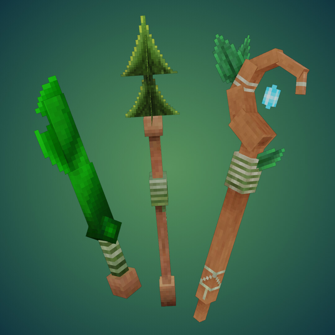 ArtStation - Pixel Weapons (Nature)