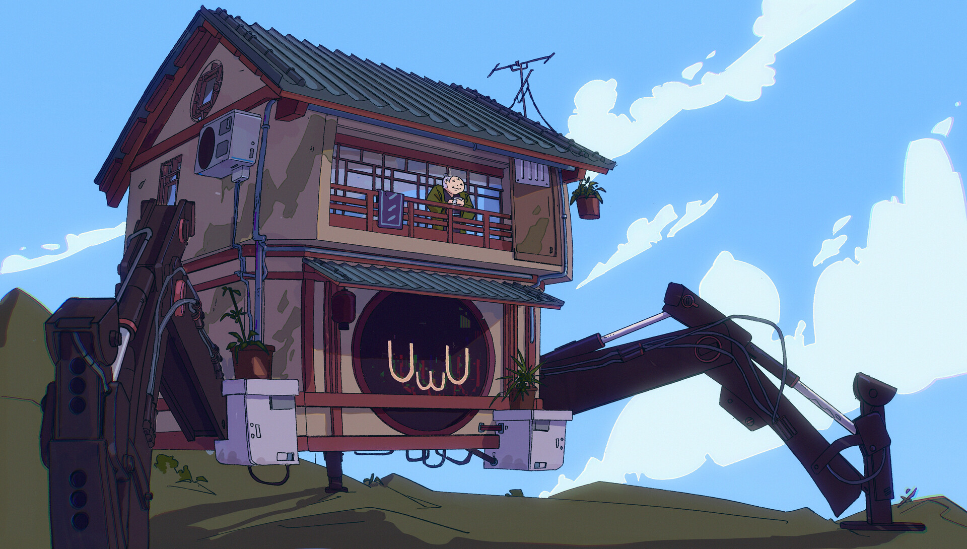 ArtStation - character design Challenge - living Building