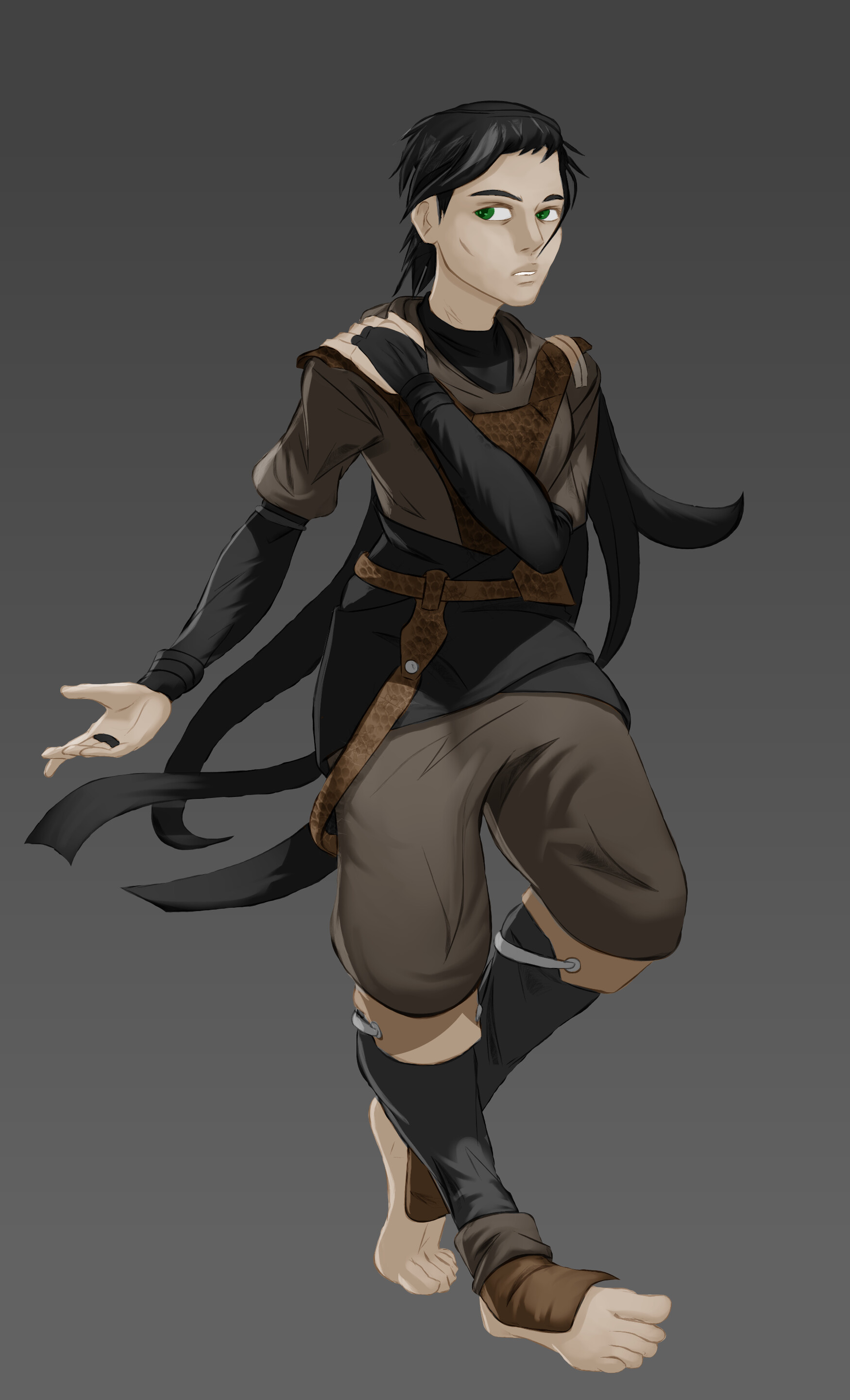 ArtStation - shadow girl commission