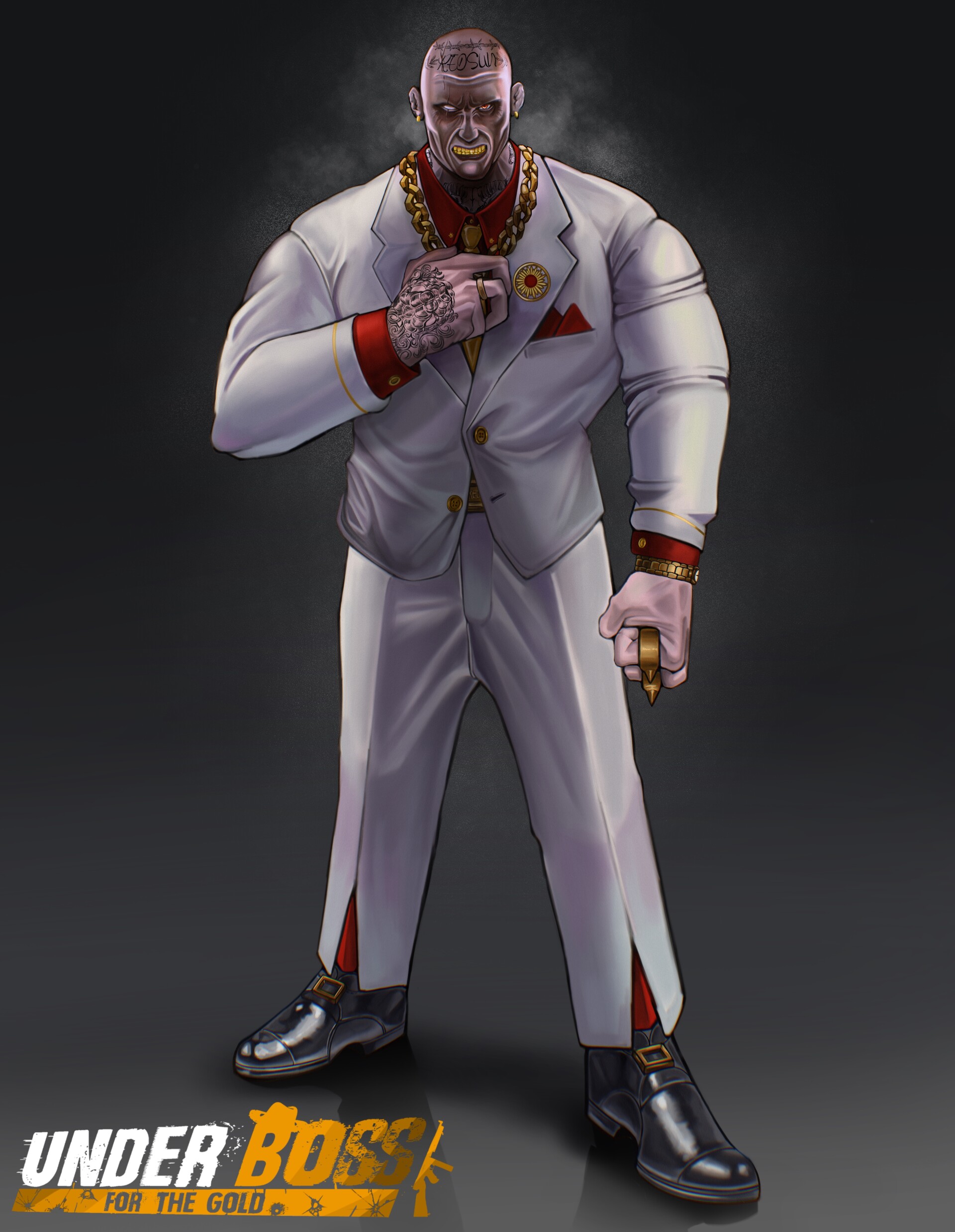 ArtStation - under boss project _mafia concept game_RED SUN Caporegime