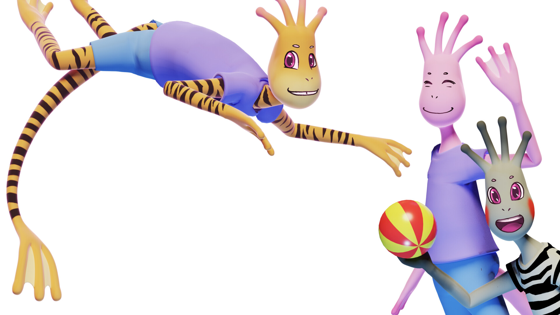 ArtStation - Sea Monkeys® Zen Aquarium character models