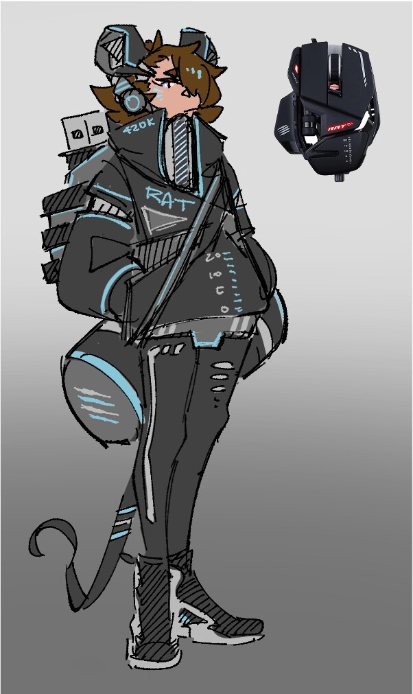 ArtStation - cyber mouse