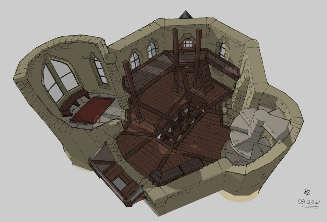 ArtStation - Alchemist Lab Room Design