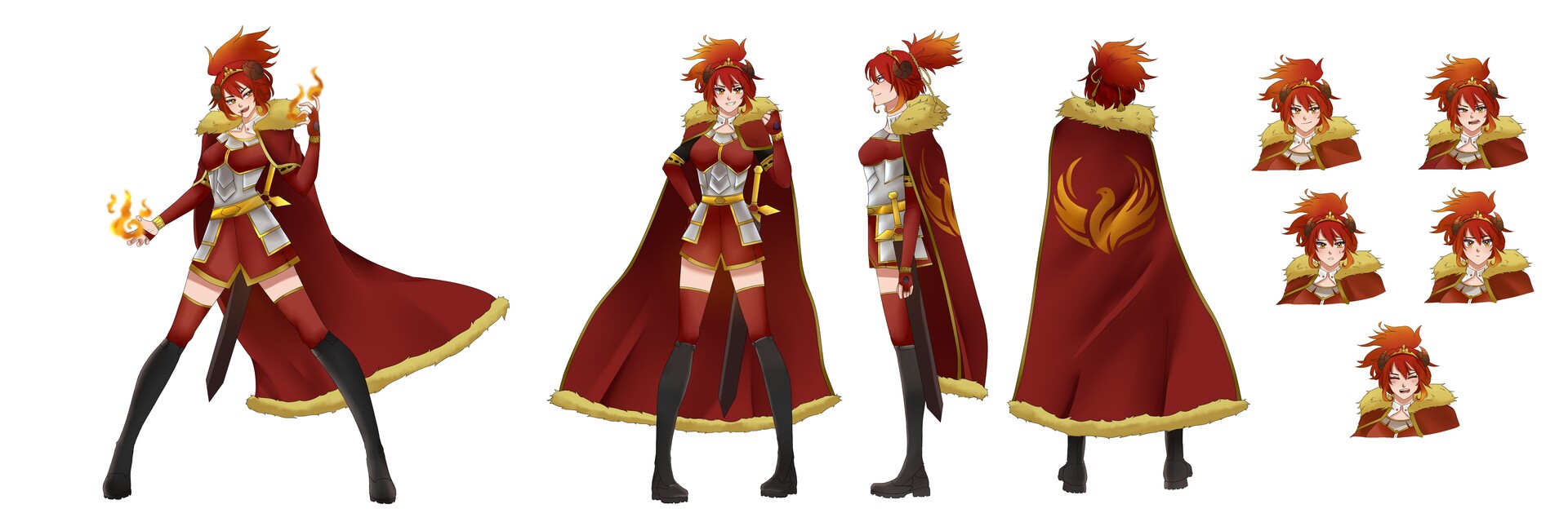 ArtStation - Kirara Stormbane, the fire witch
