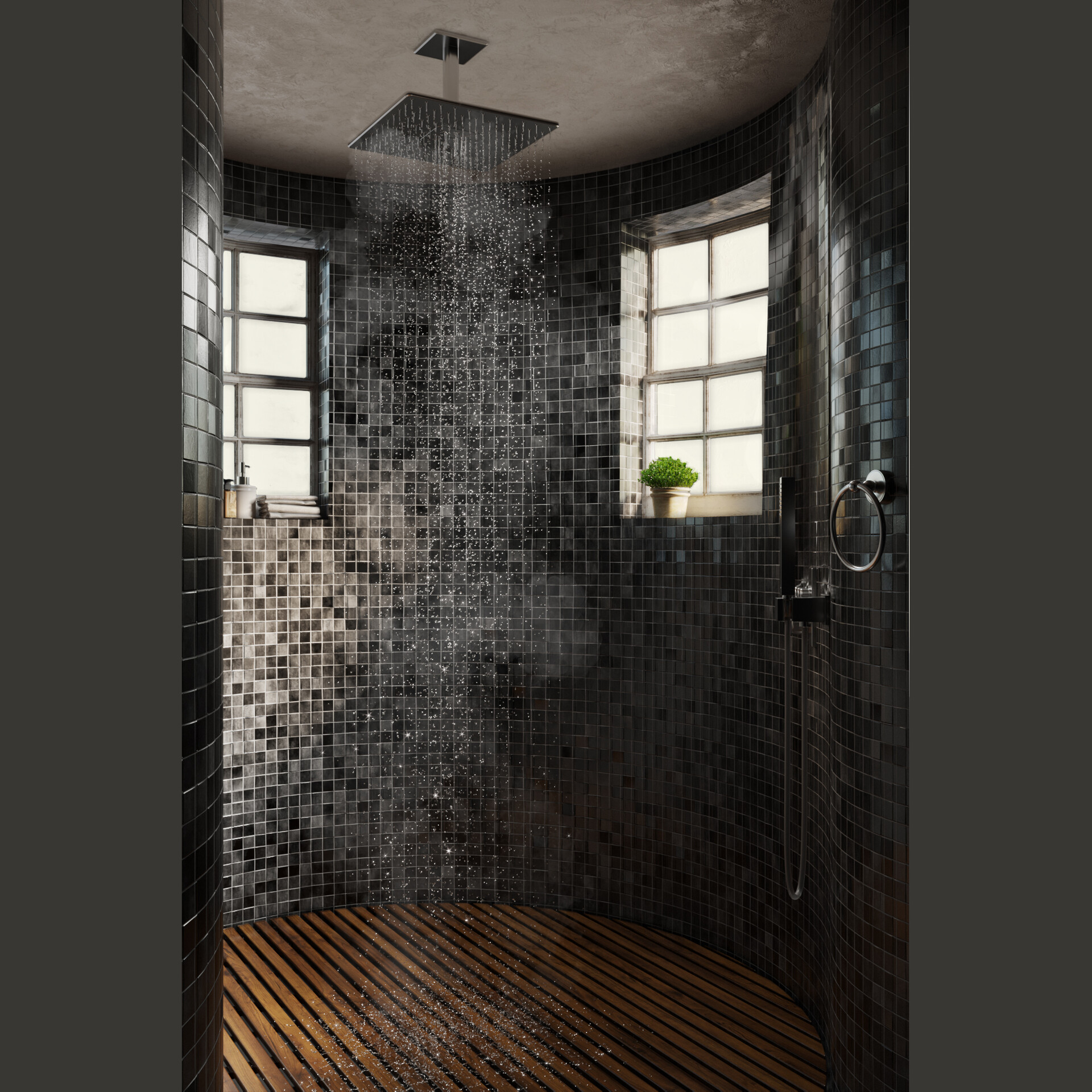 ArtStation - Black shower