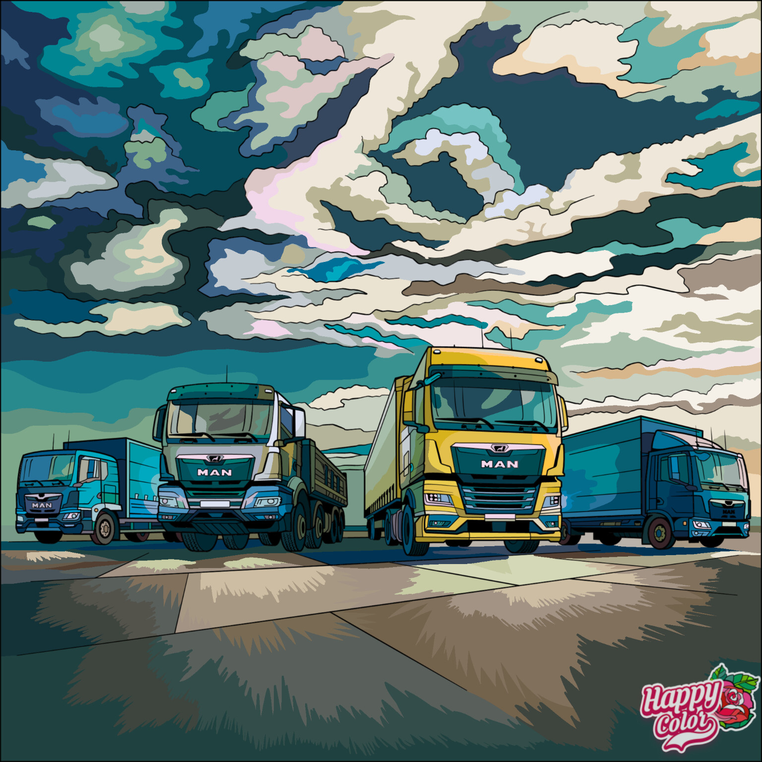 ArtStation - MAN TGX TGS And TGM