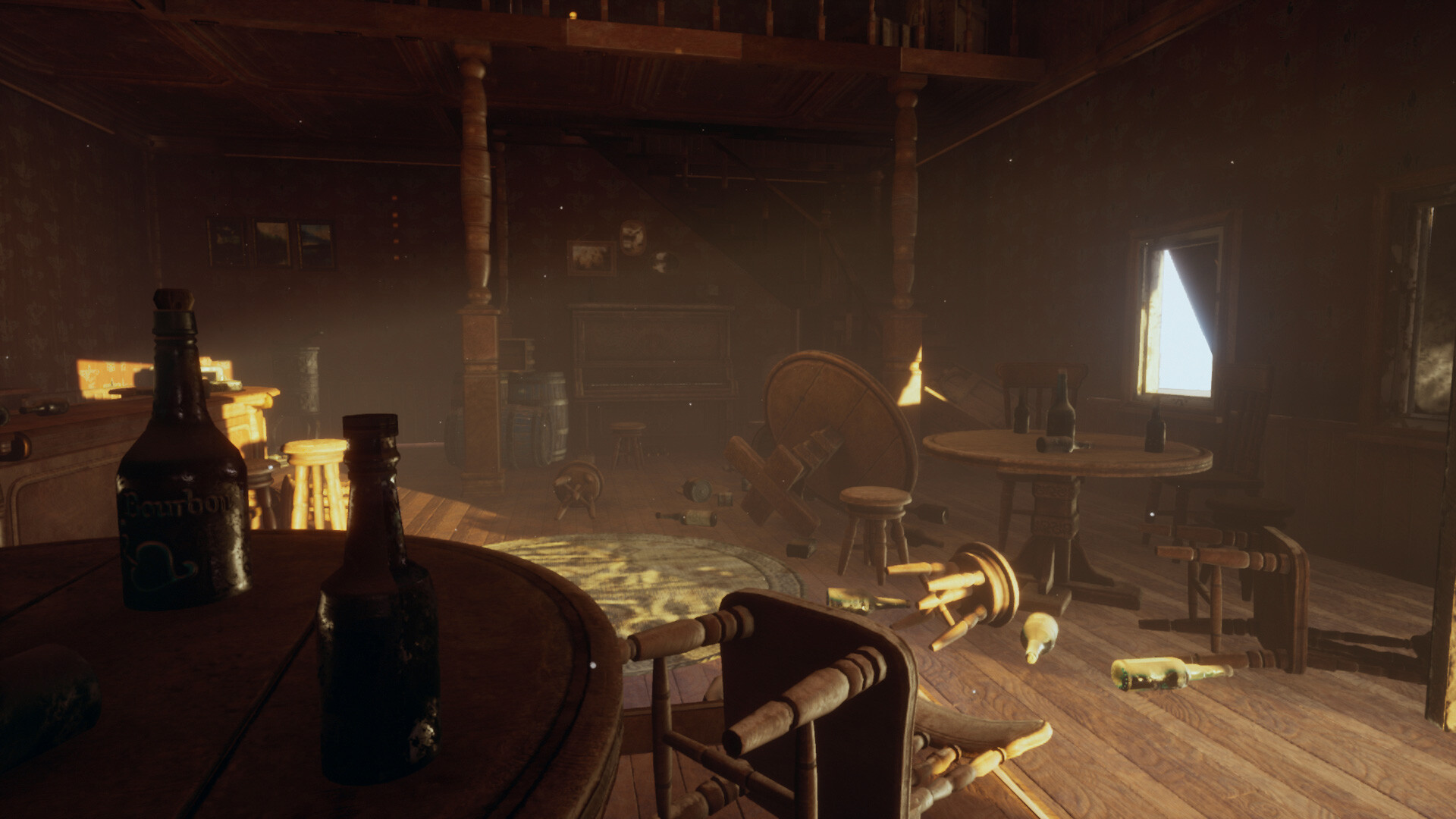 ArtStation - Raided saloon