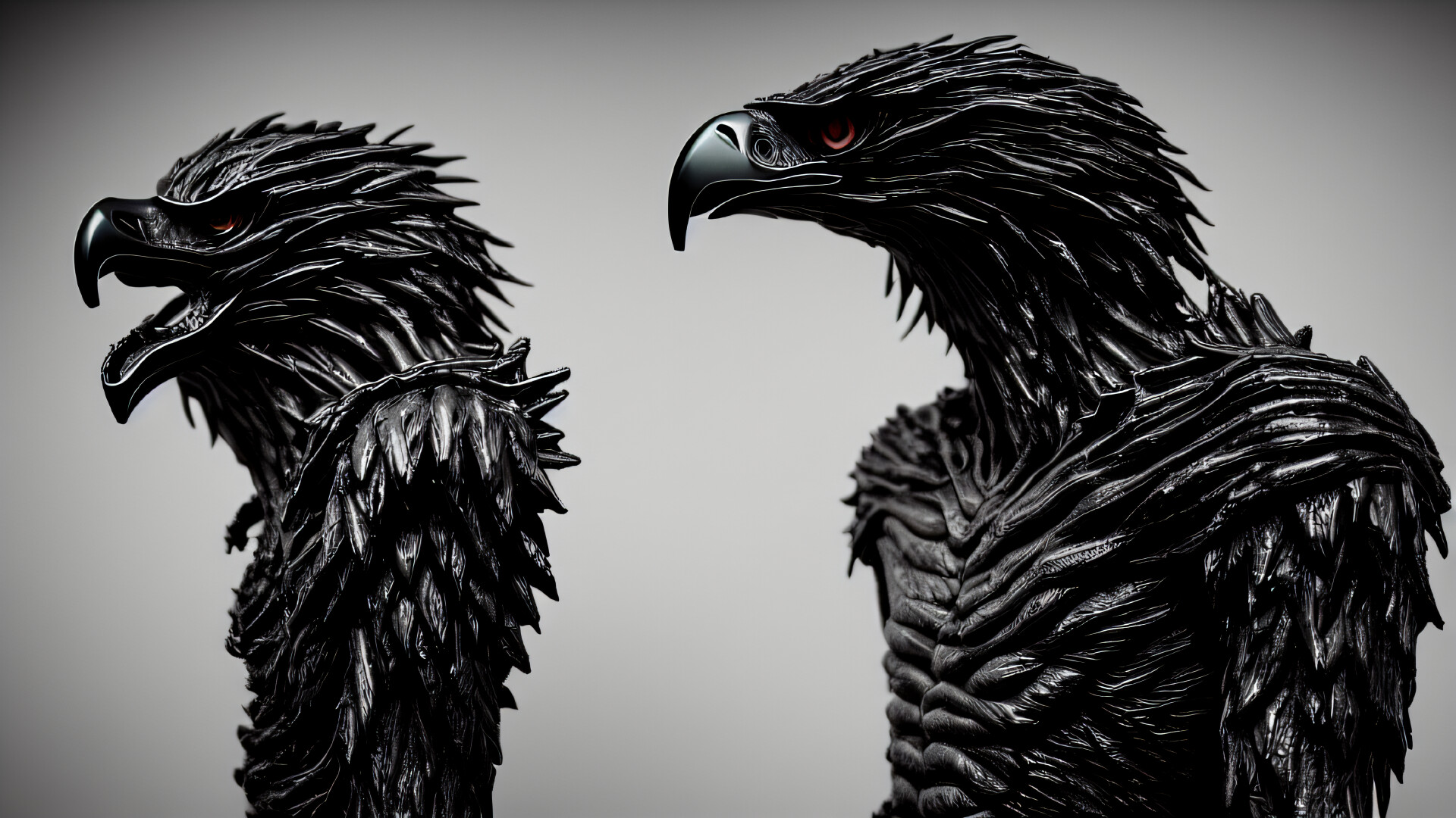 ArtStation - Two eagle monsters
