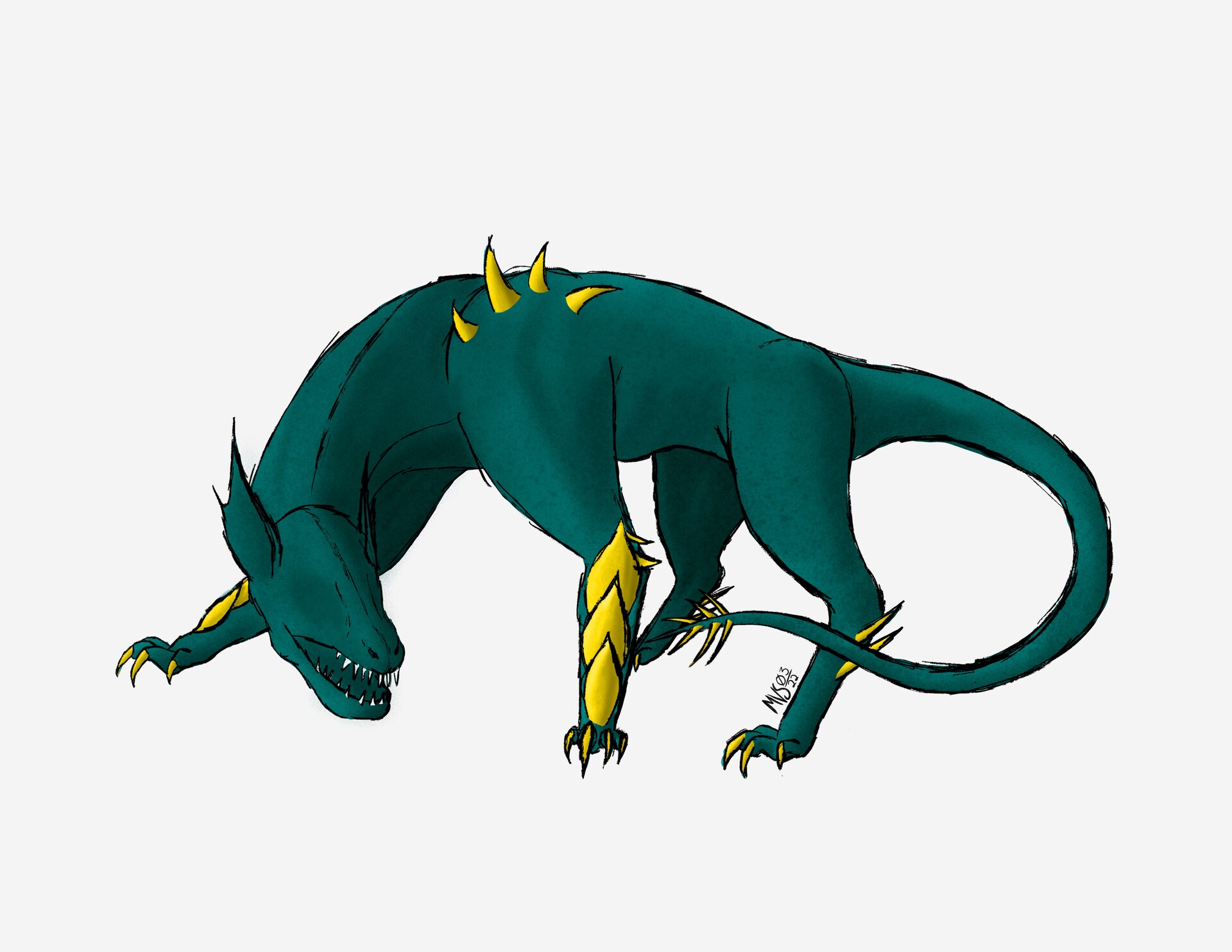 ArtStation - The blind monster