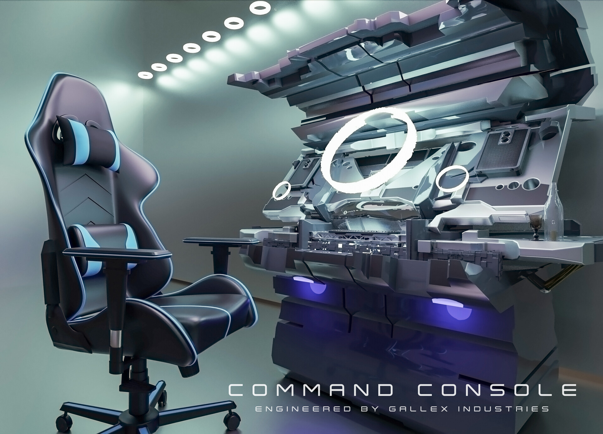 ArtStation - Command console by Gallex industries