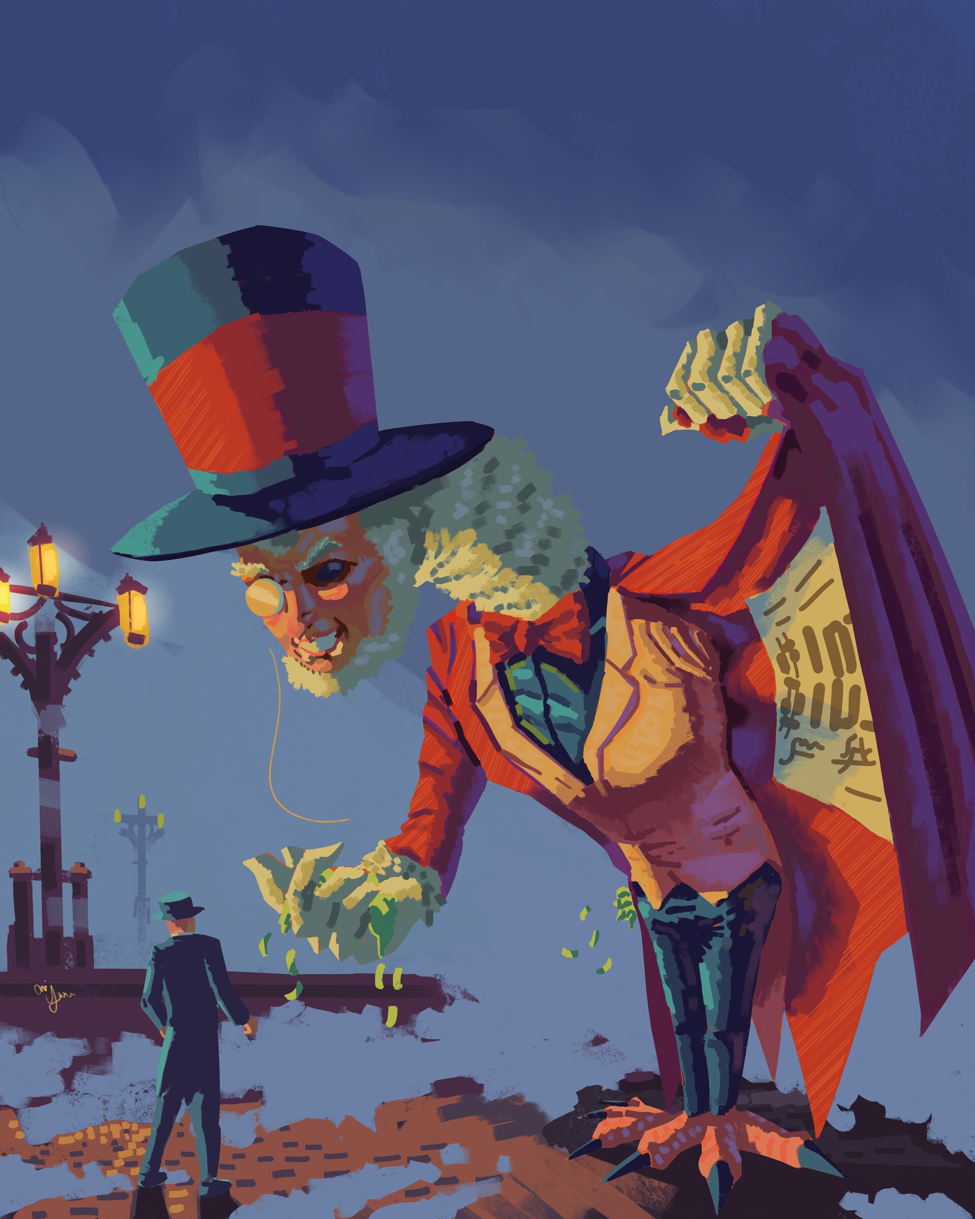 ArtStation - "Angel Of Gambling"